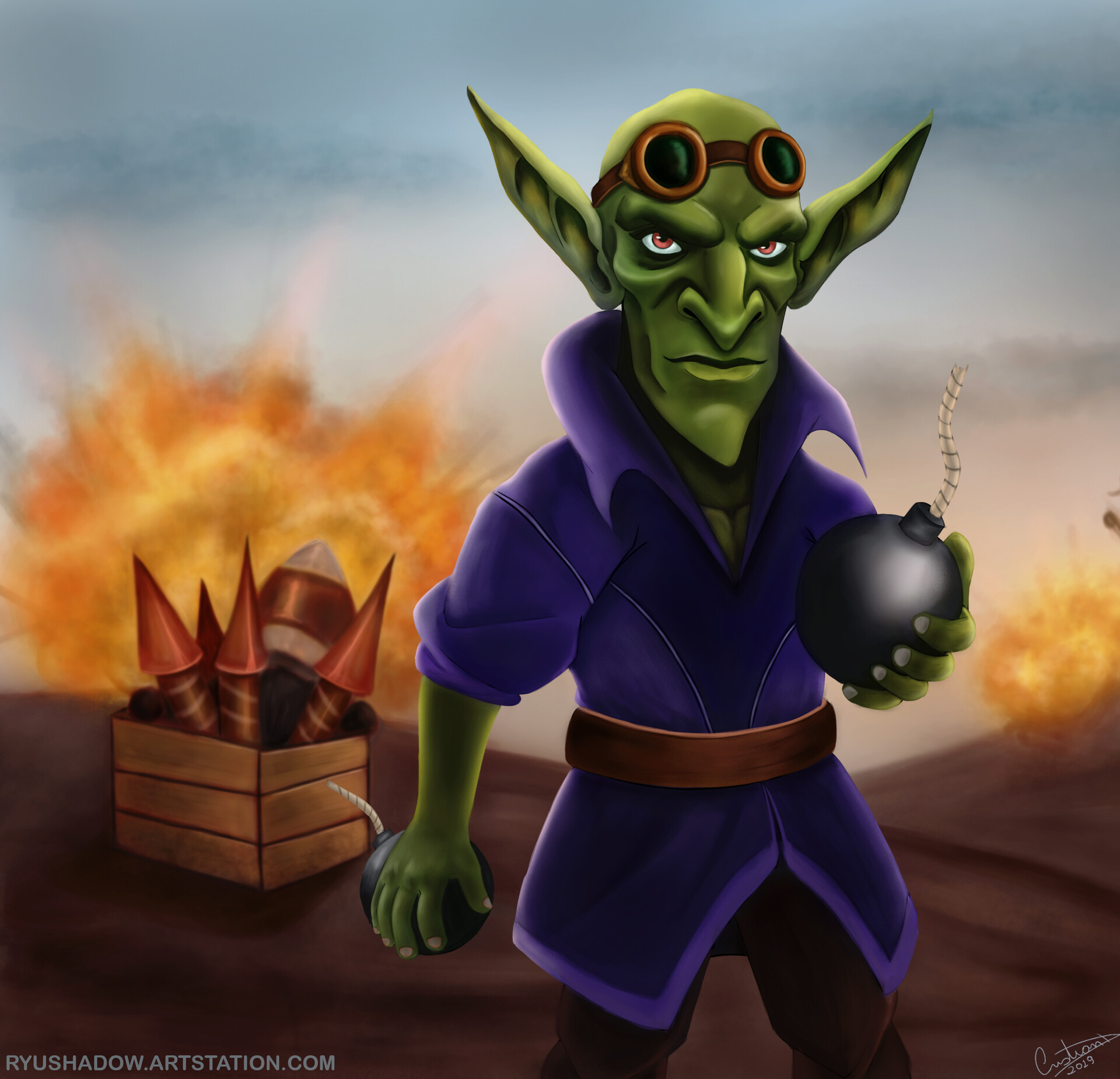 ArtStation - Goblin bomber