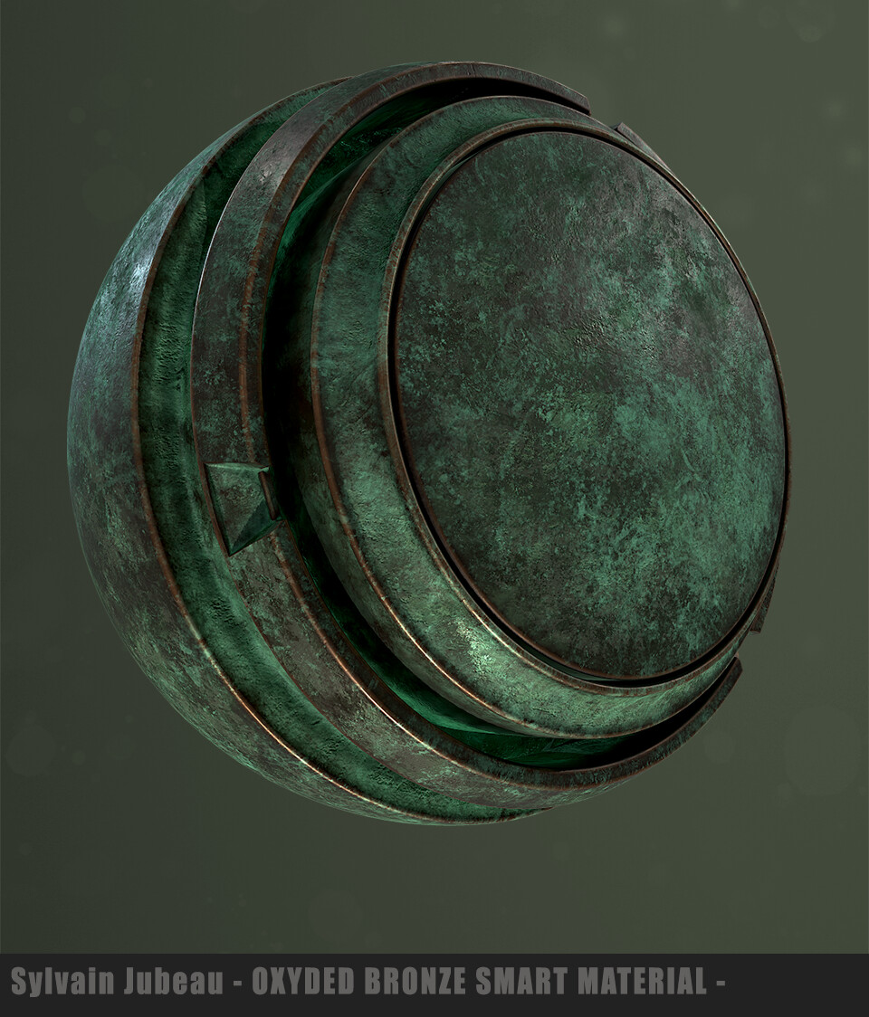 ArtStation - Oxyded Bronze Smart material