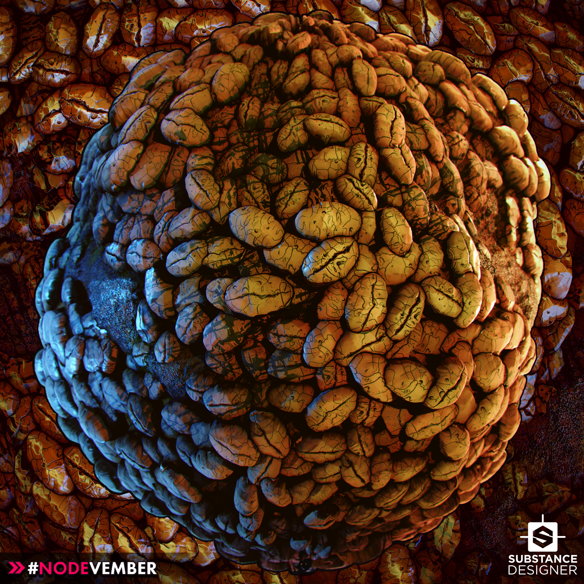 Nicolas MIQUEL - Borderlands-Stylized Coffee Beans, #Nodevember ...