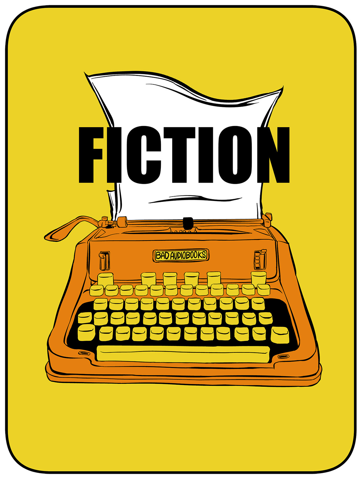 Kent Heidelman - Bad Audiobooks: Library Genre Sticker - Fiction