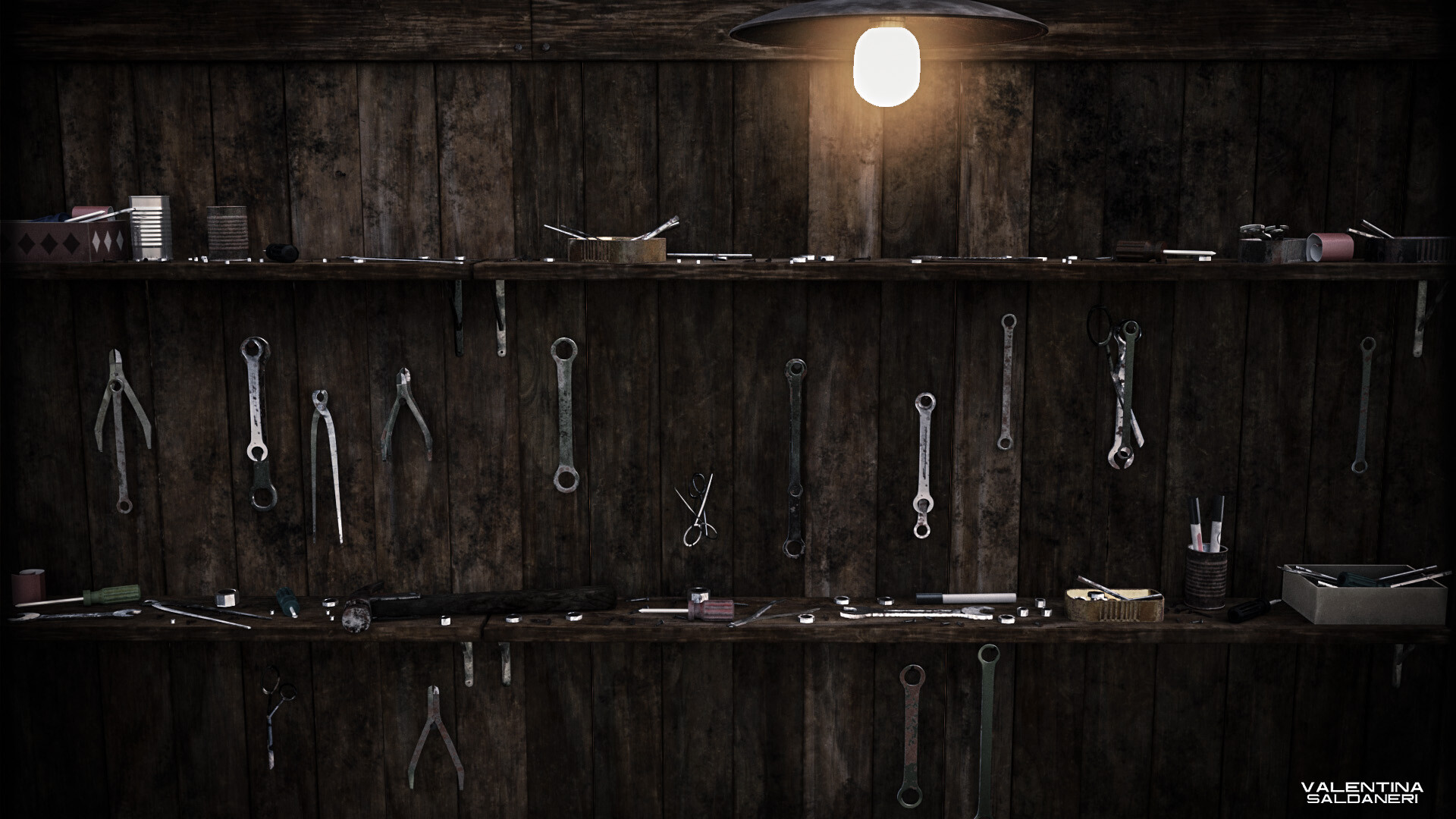 ArtStation - Tools wall