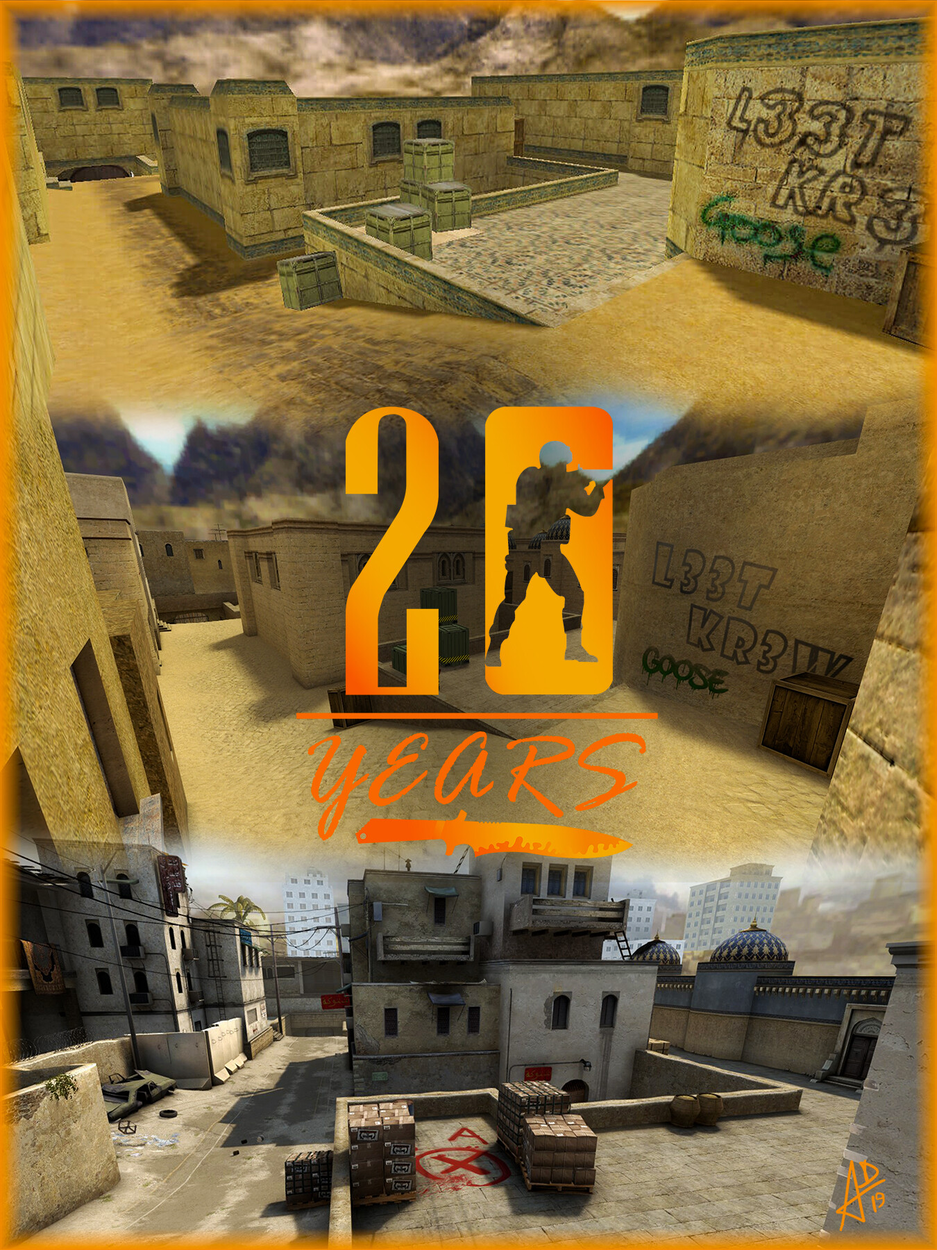 ArtStation - My tribute to 20 years of CS