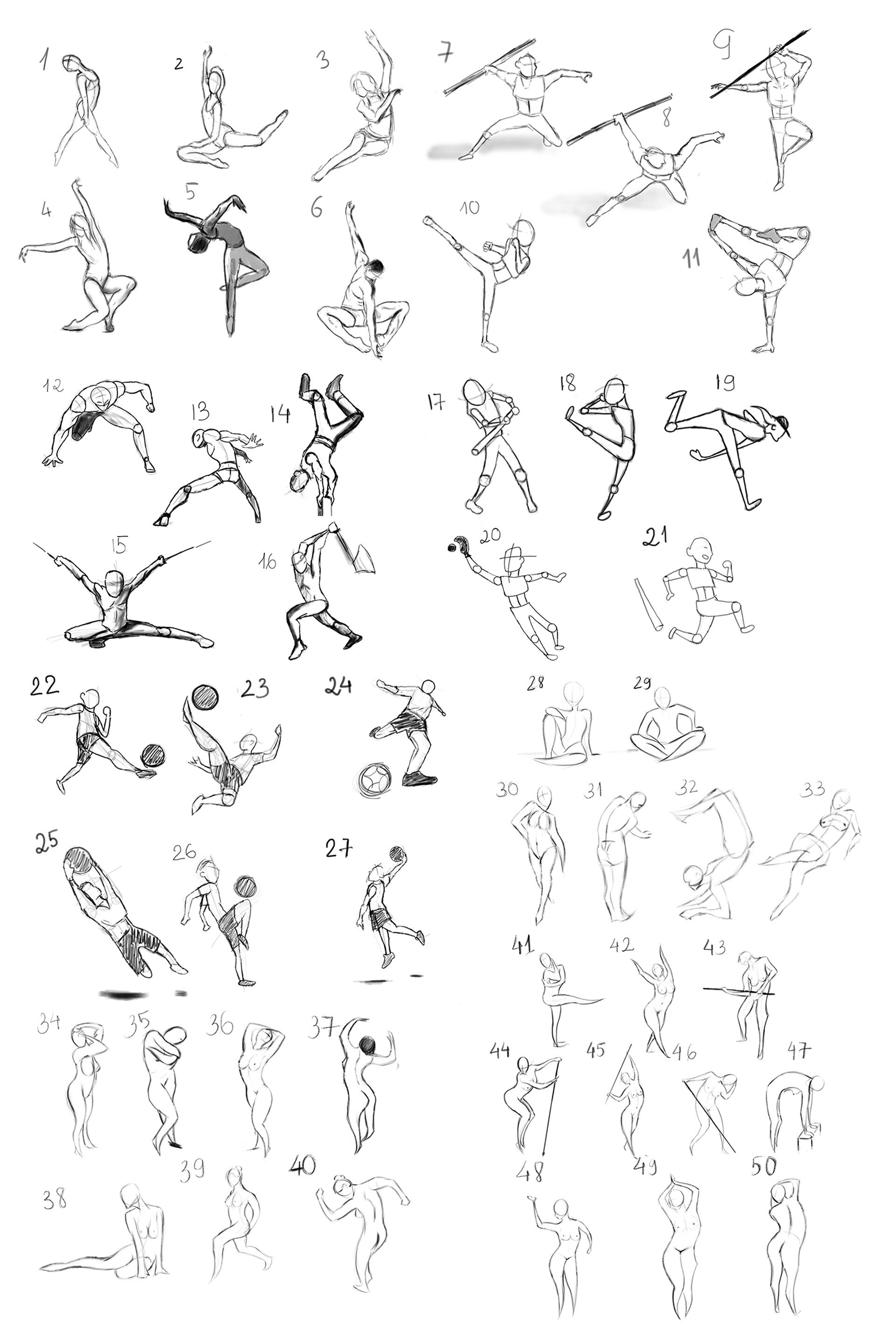 ArtStation - 400 DYNAMIC POSES