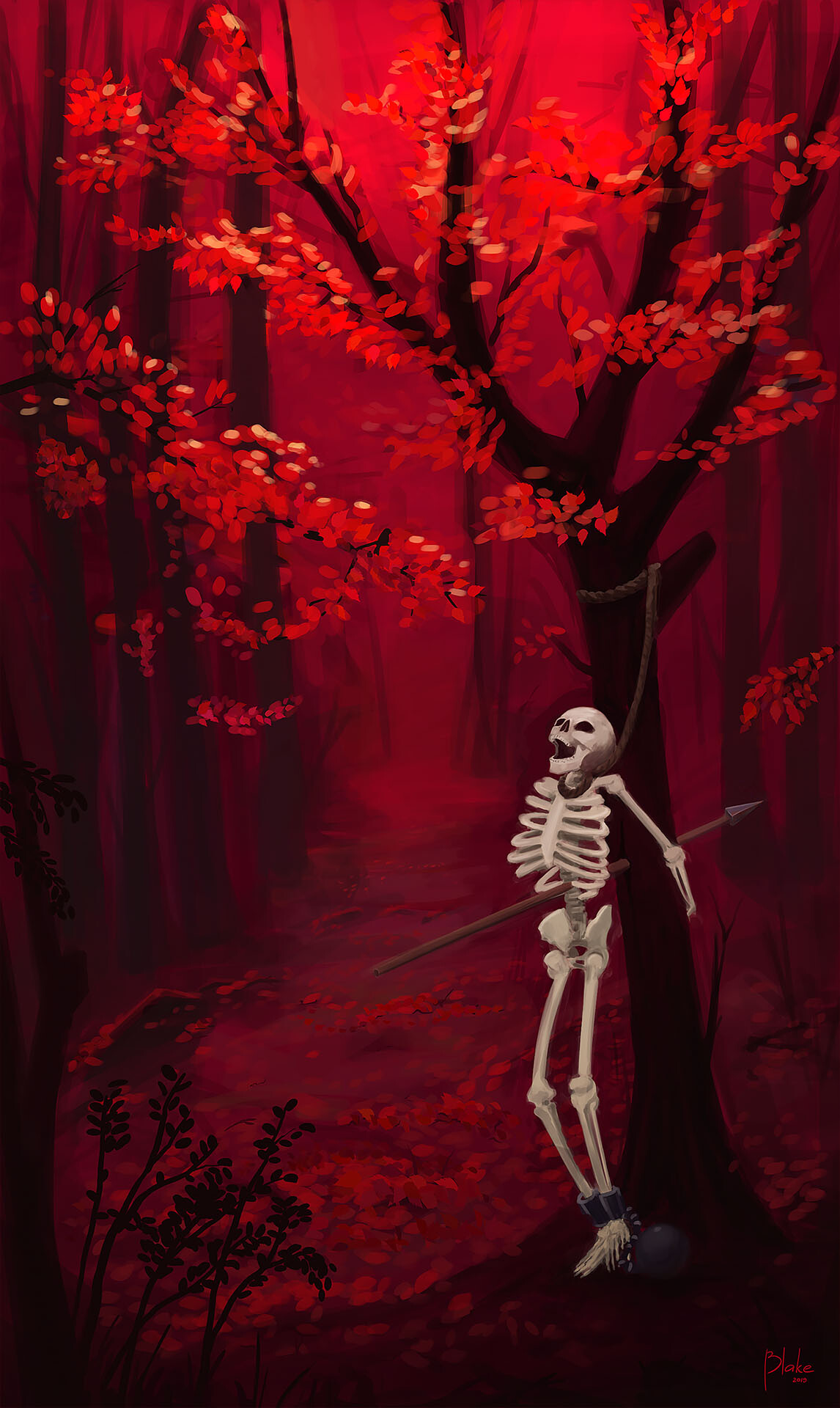 ArtStation - Blood forest
