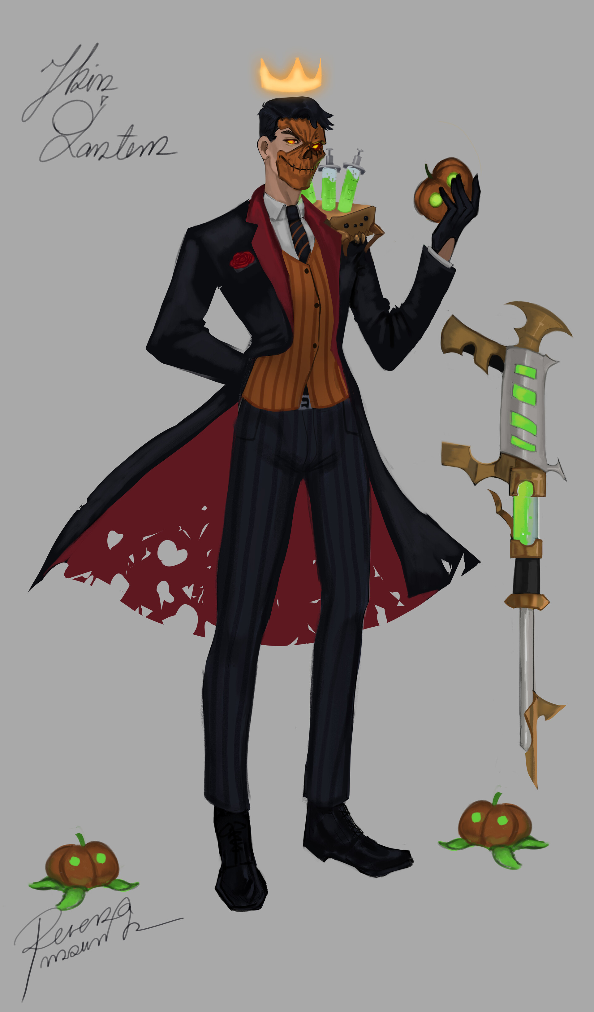 ArtStation - Jhin - Halloween skin concept (League of Legends fanart)