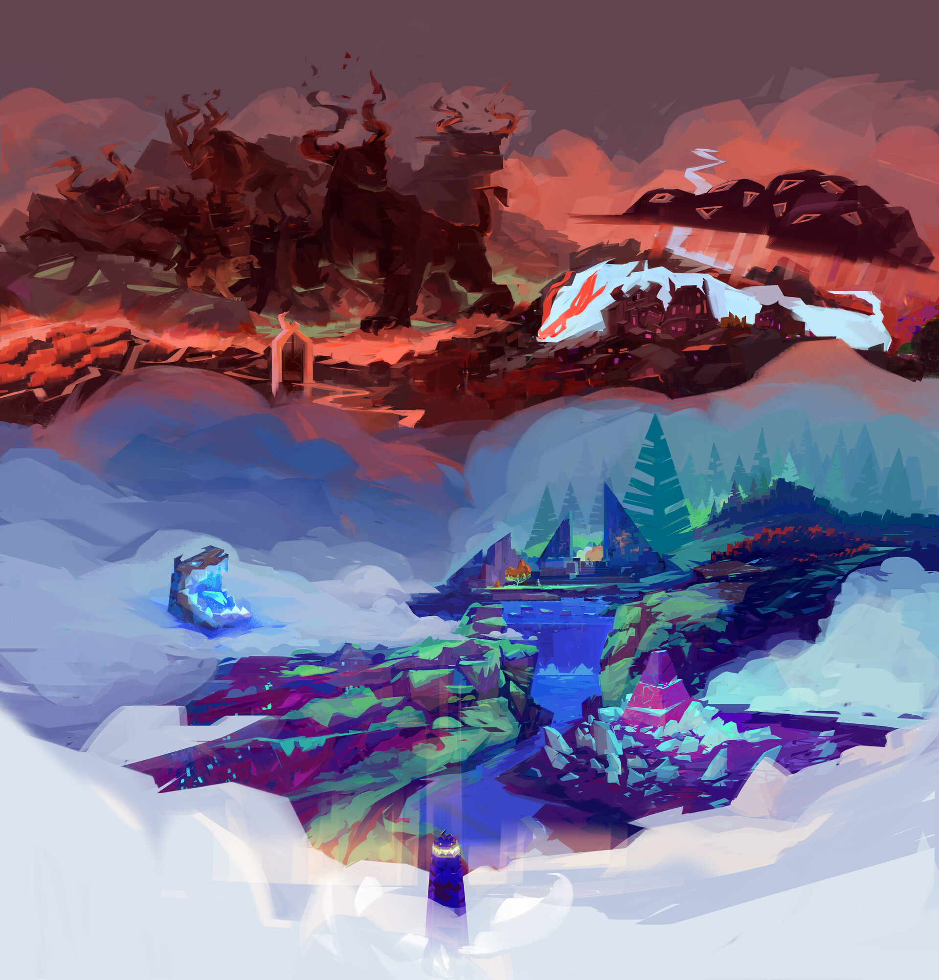 ArtStation - CME maps menu