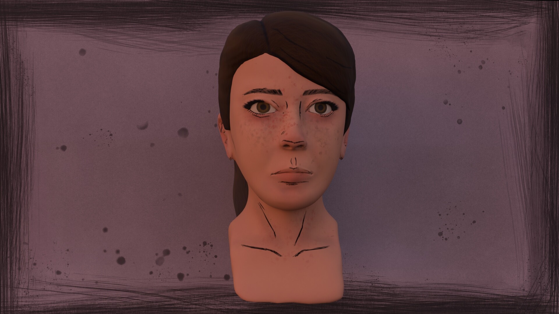 ArtStation - Telltale Inspired Head Sculpt