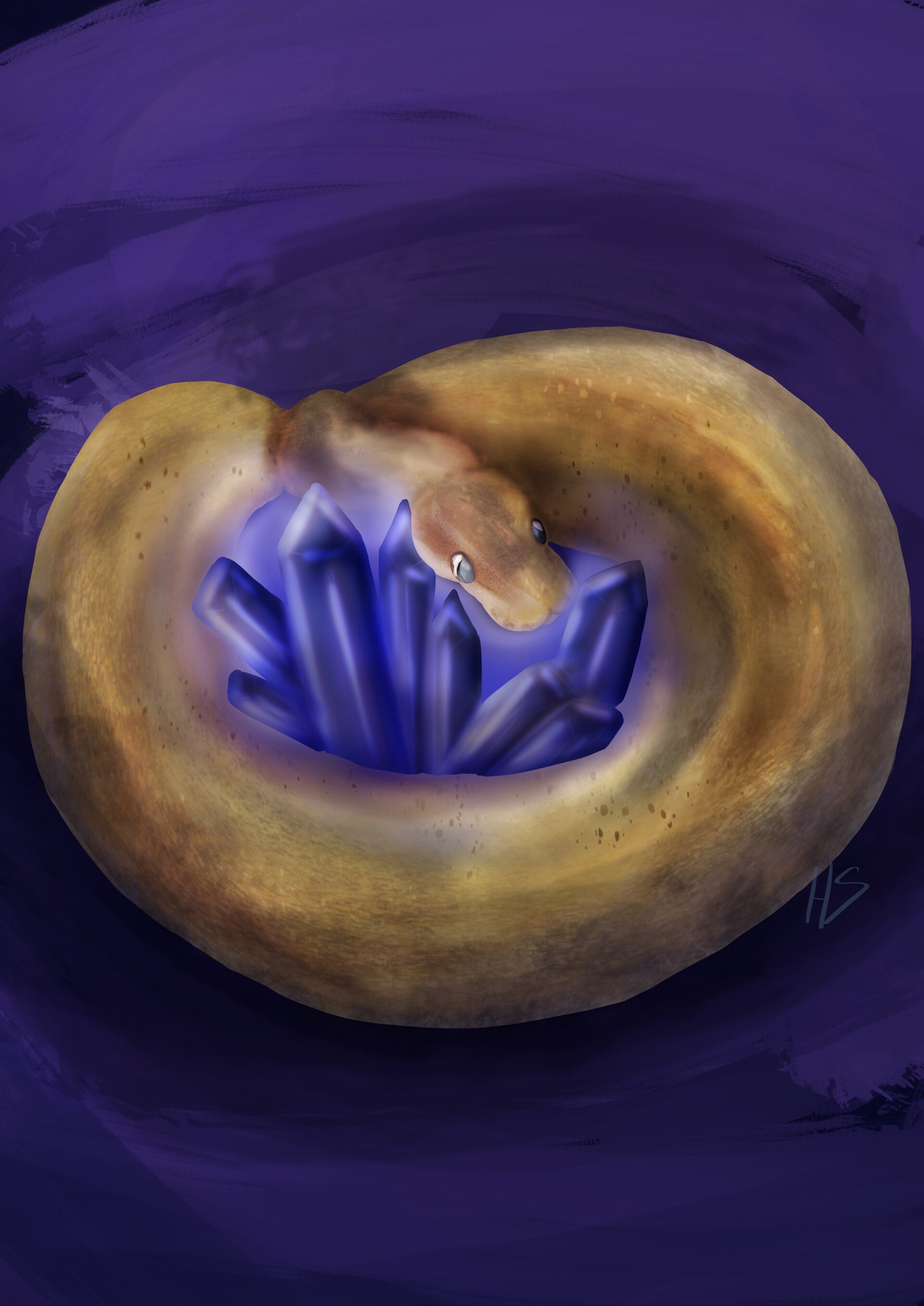 ArtStation - Ball python