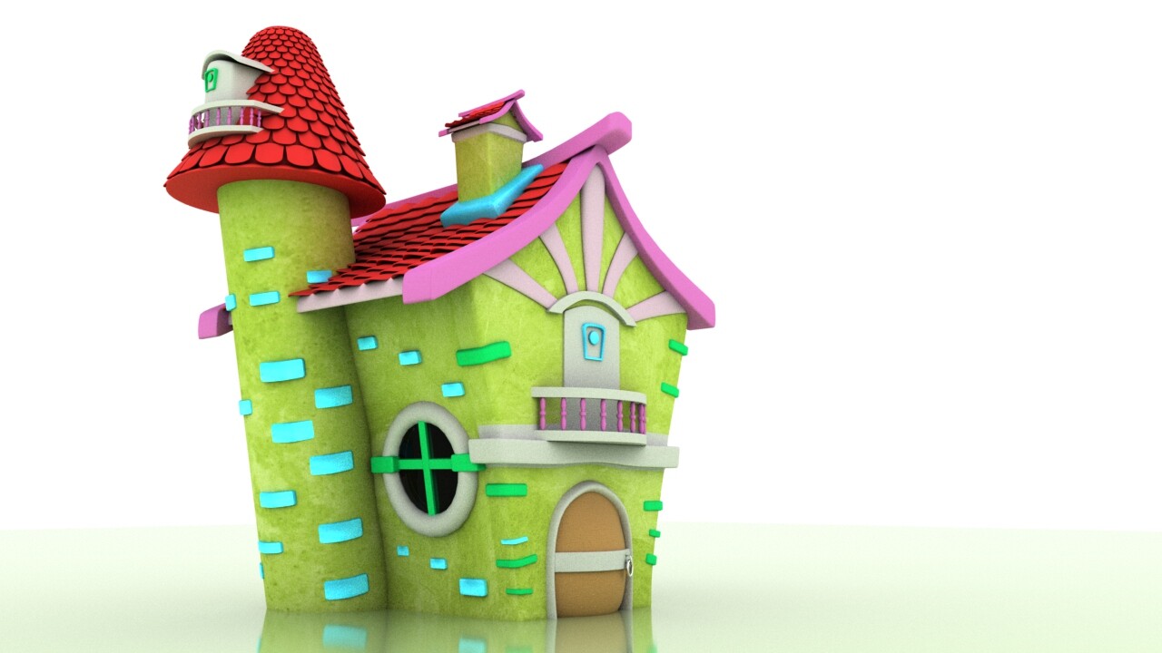 ArtStation - cartoon house