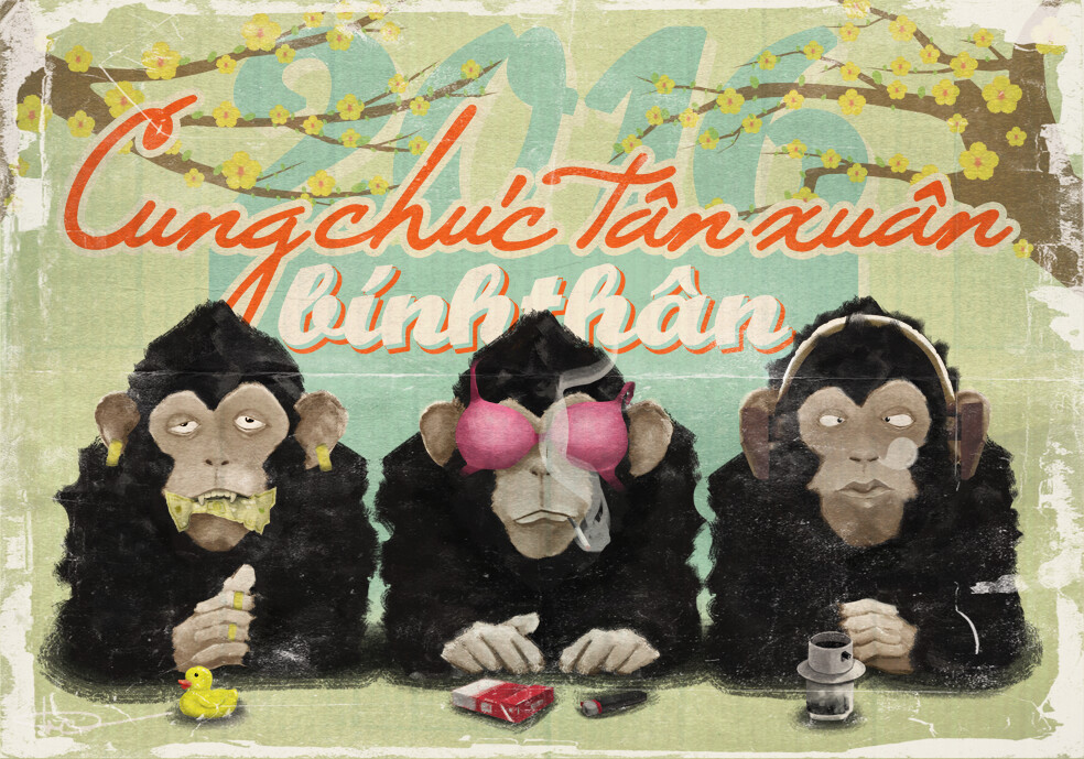 ArtStation - three monkeys