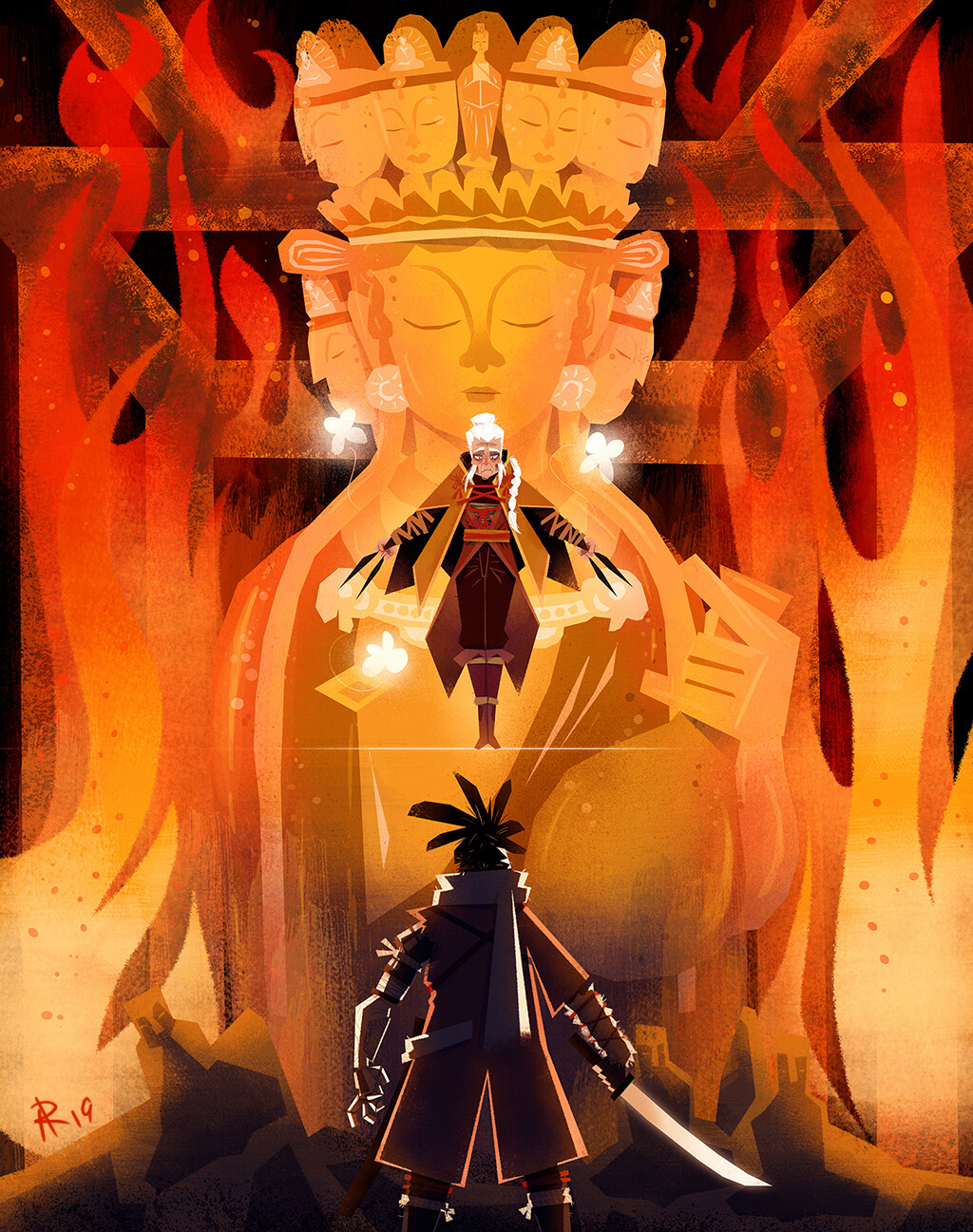 ArtStation - Sekiro vs Lady Butterfly