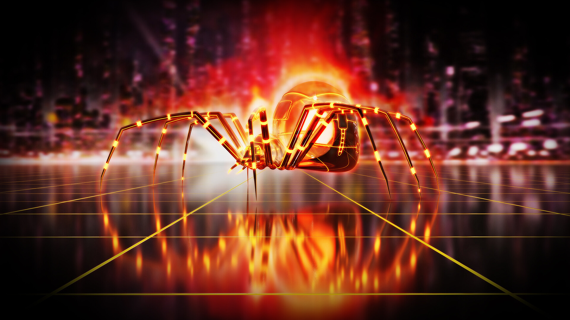 ArtStation - Plasma Spider - Website Graphics