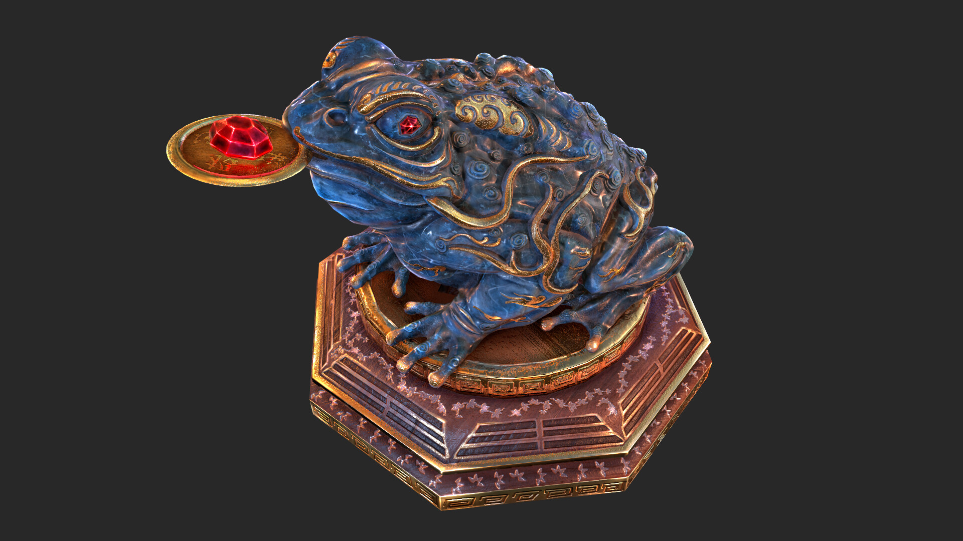 ArtStation - Blue Jade Toad