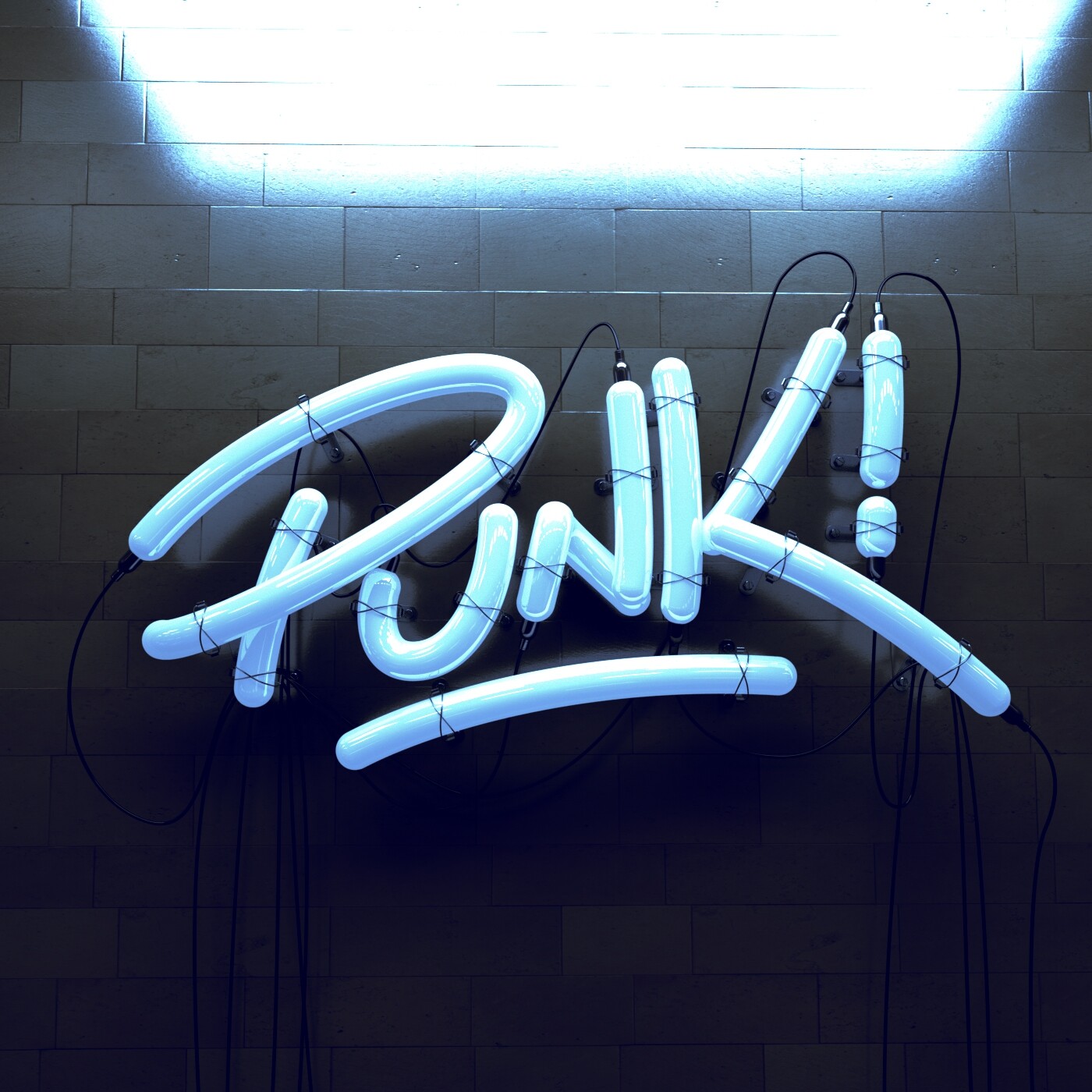 ArtStation - Punk Neon Lettering - Adriano Lopes