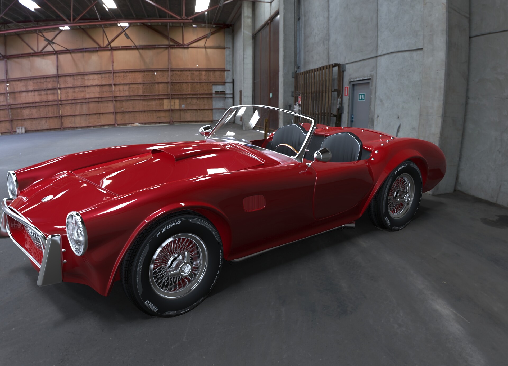 ArtStation - AC cobra car