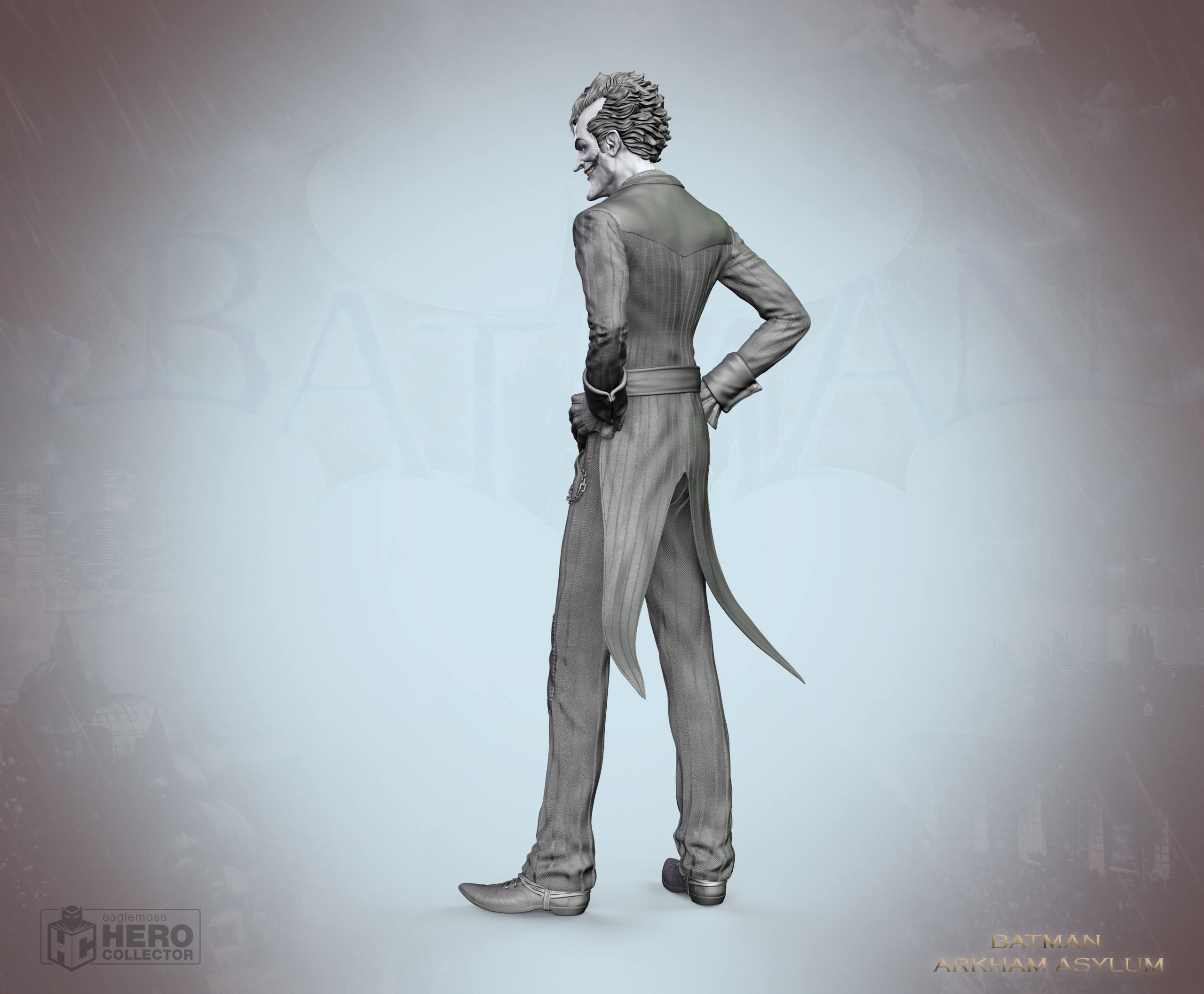 how to draw the joker from arkham asylum