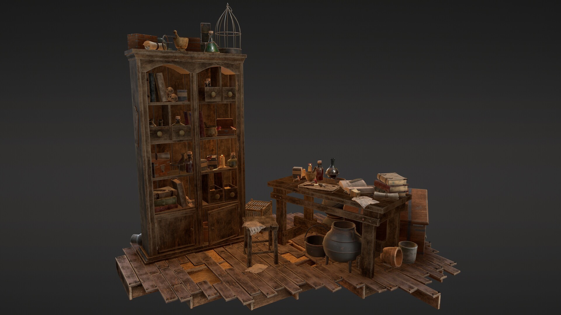 ArtStation - A wizard's house