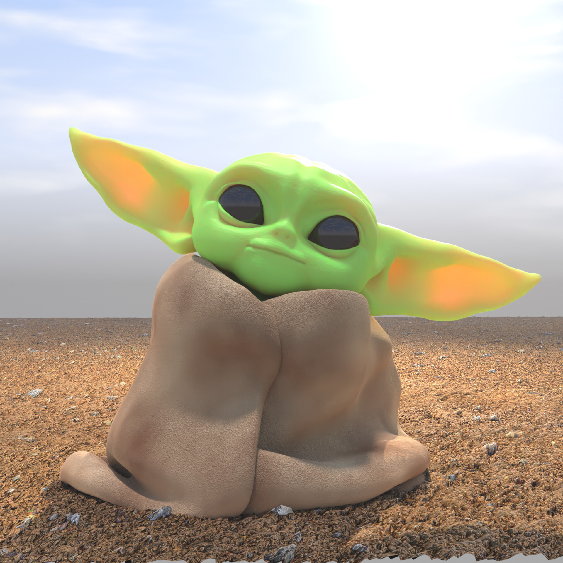 ArtStation - Quickie Baby Yoda