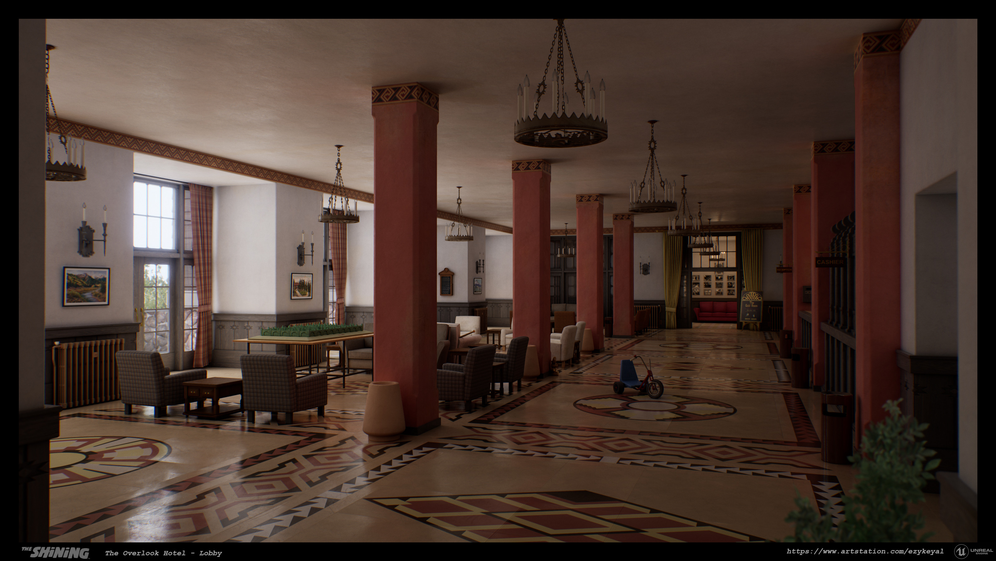 The Overlook Hotel Inside