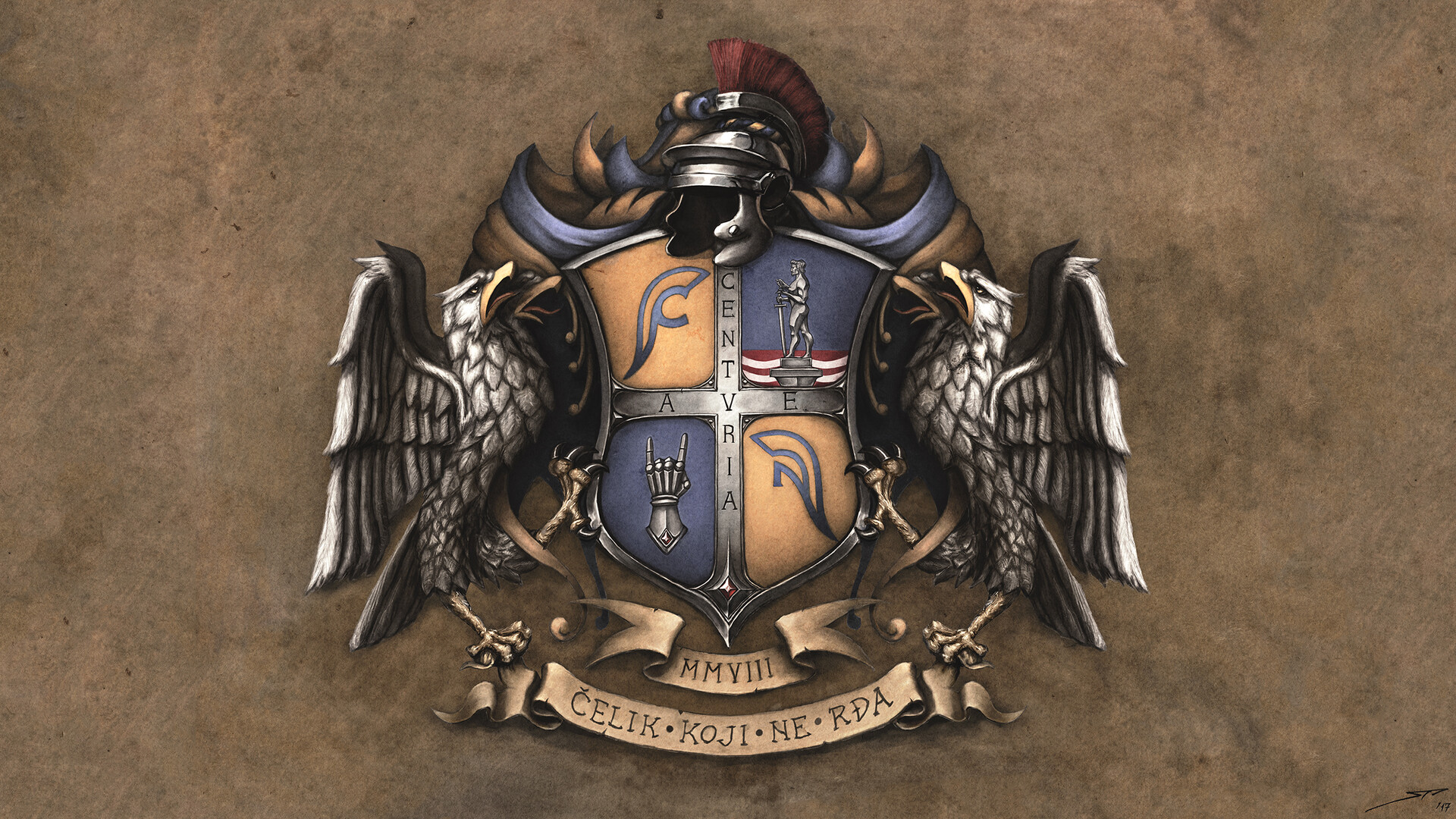 ArtStation - Centurion - Band Logo/Crest Artwork