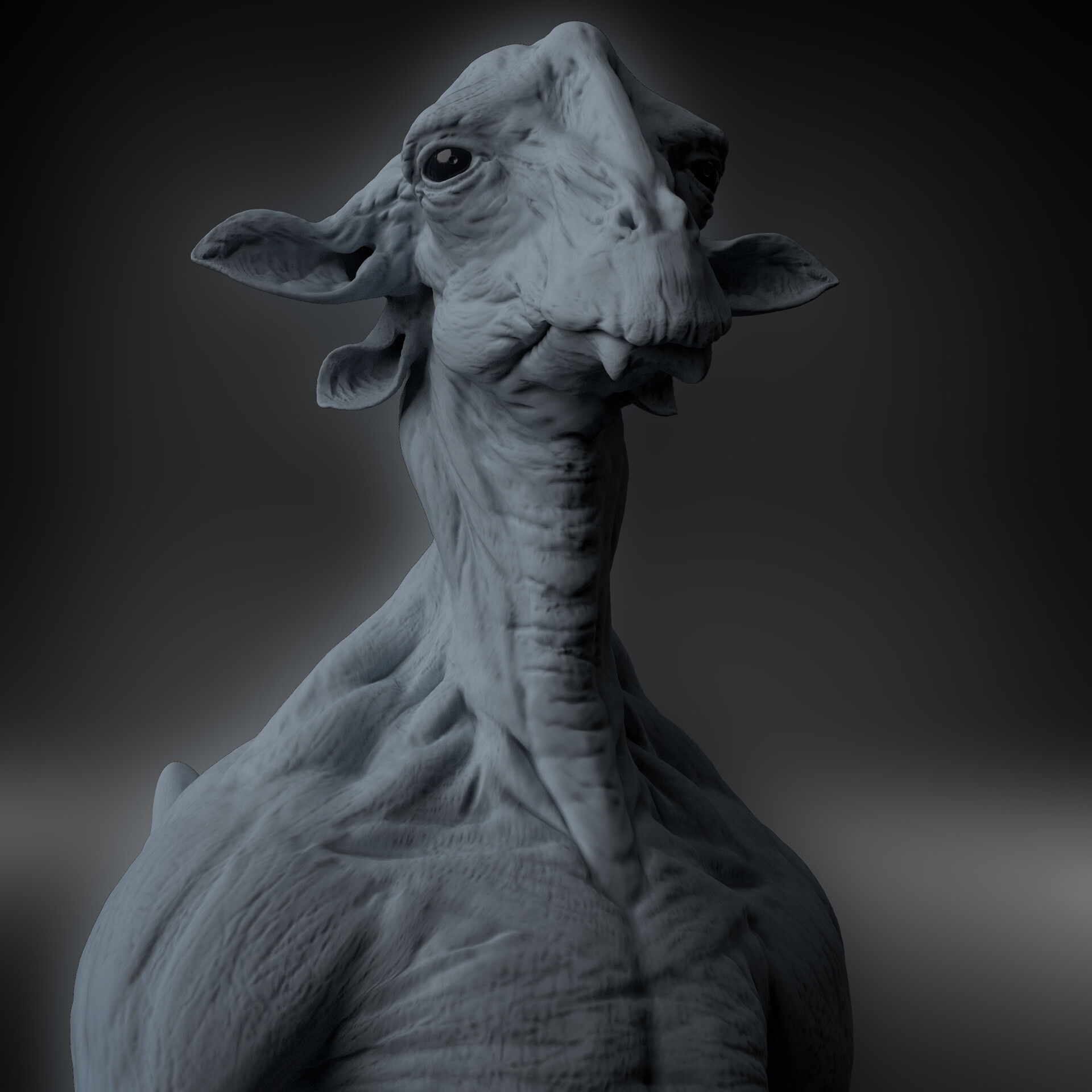 ArtStation - Alien Elder 3D Sketch / Concept