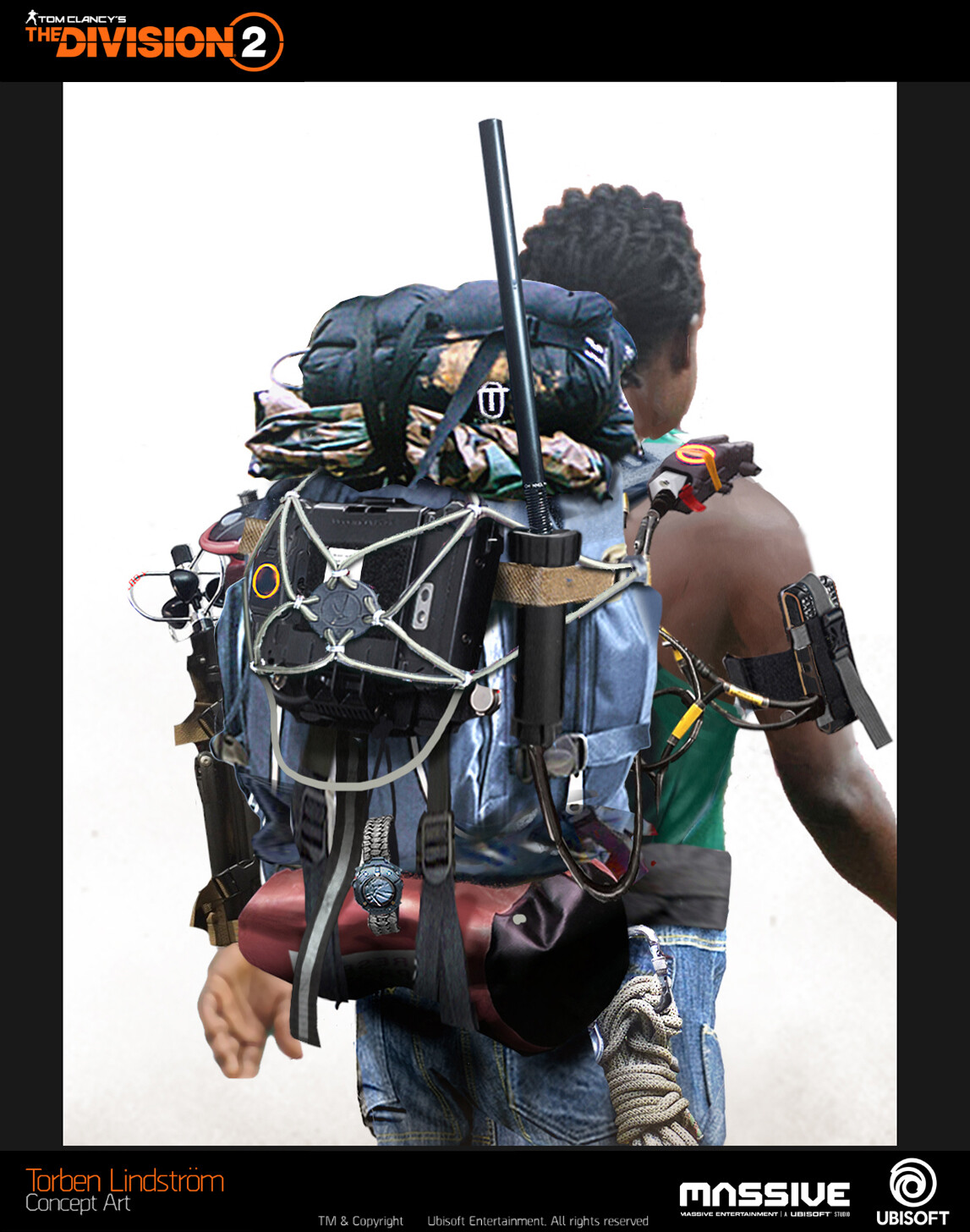 Torben Lindström - The Division 2 - Division Agent Backpack Concept Art ...