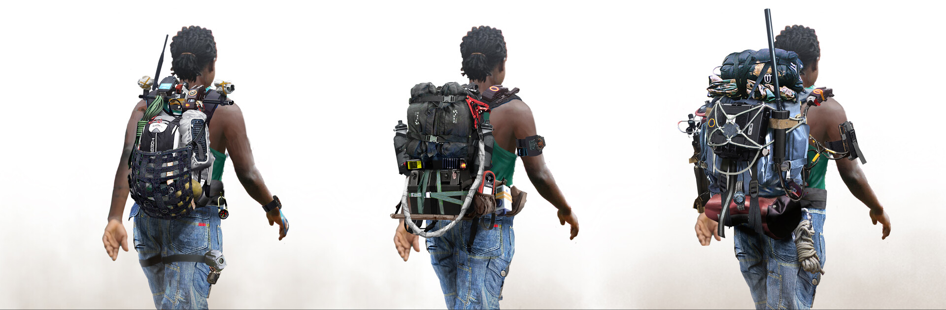 Torben Lindström - The Division 2 - Division Agent Backpack Concept Art ...