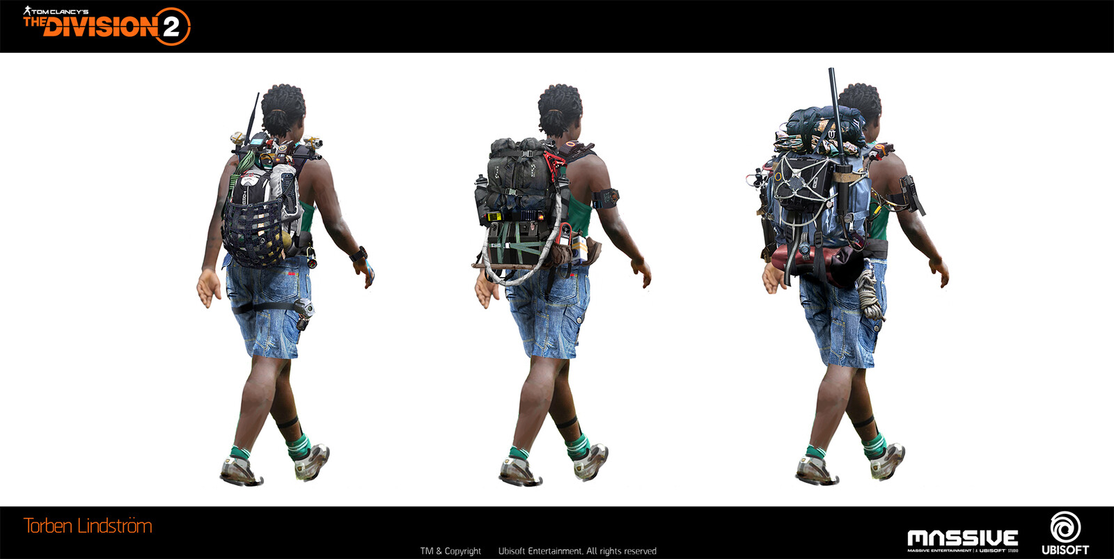 Torben Lindström - The Division 2 - Division Agent Backpack Concept Art ...