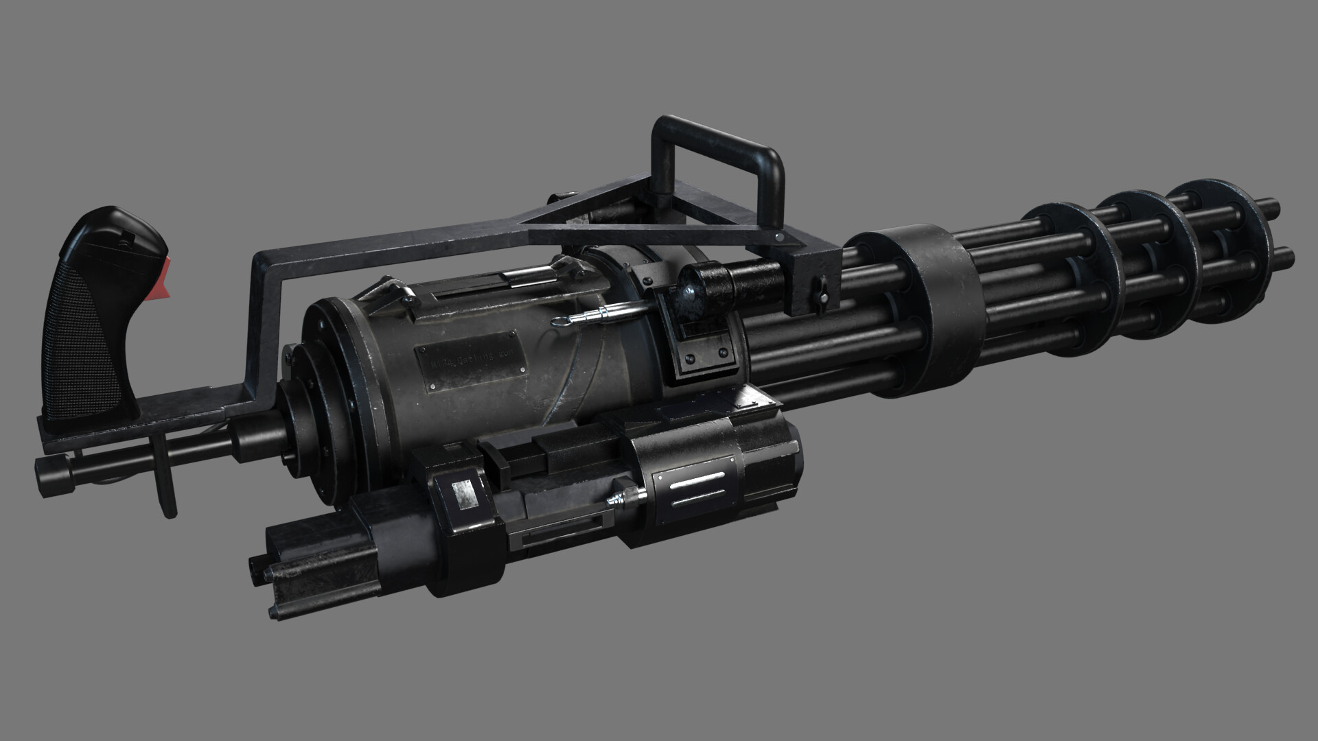 ArtStation - Gatling Gun