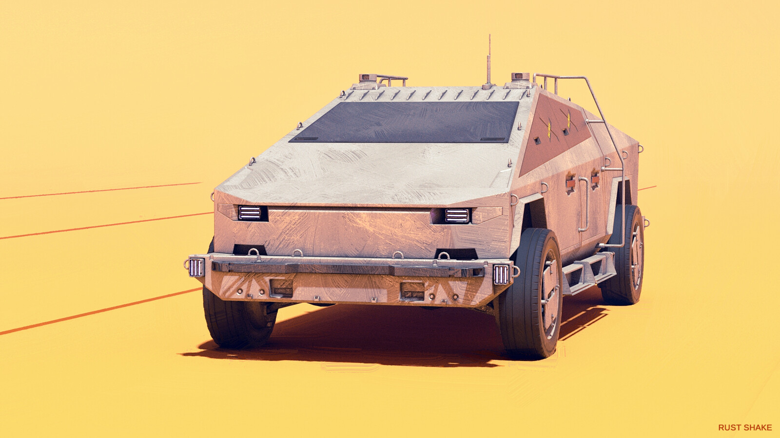 Rust Shake - Tesla Cybertruck