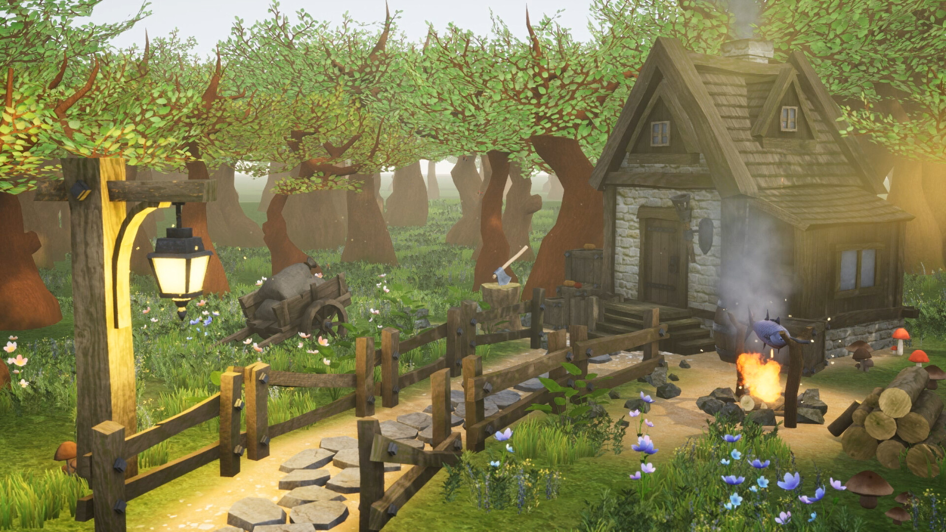 Anthony Benson - Walkway - Fantasy Scene One Shot