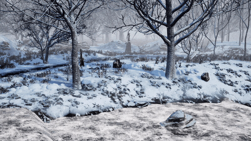 ArtStation - Snowy River - Snow Scene One Shot