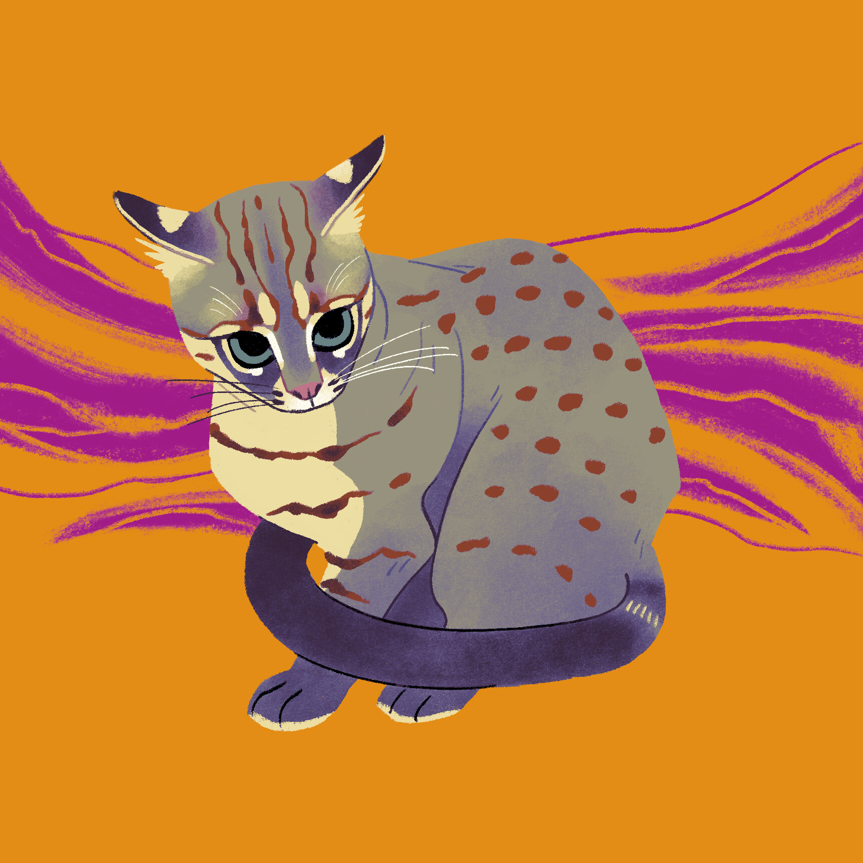 ArtStation - Rusty-Spotted Cat