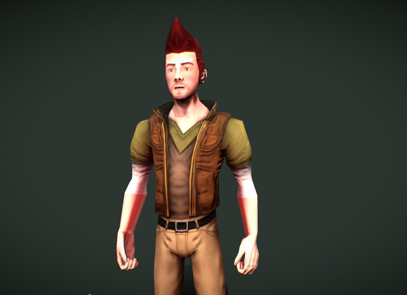 ArtStation - Male Adventurer - Low Poly Game Character