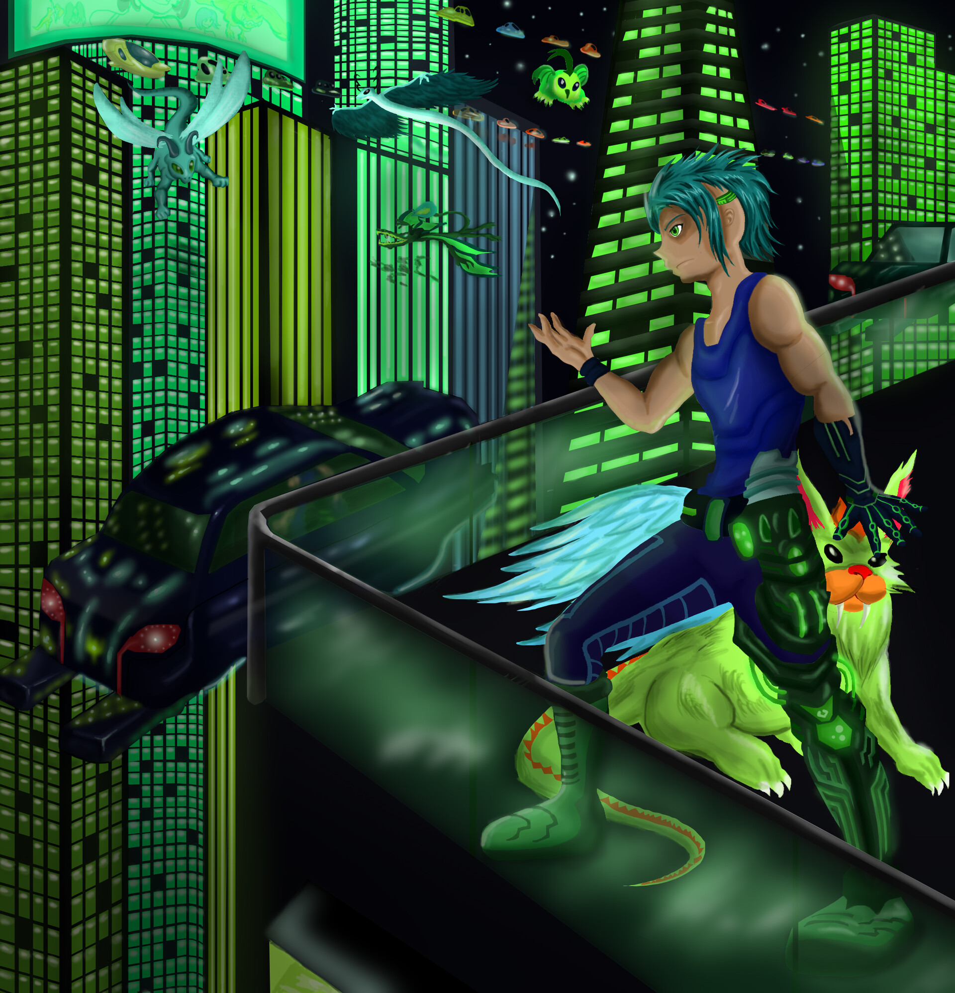 ArtStation - Andru and his Dragon