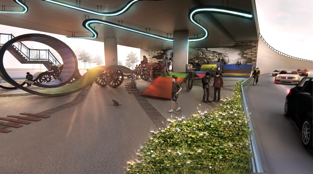 ArtStation - Design under flyover