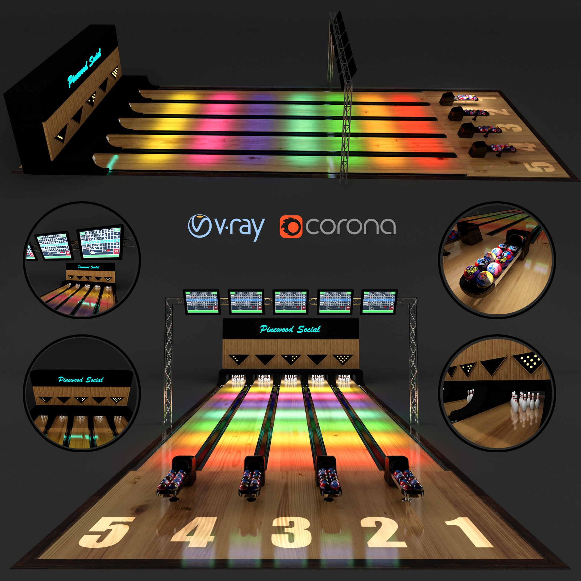 ArtStation - Bowling Game