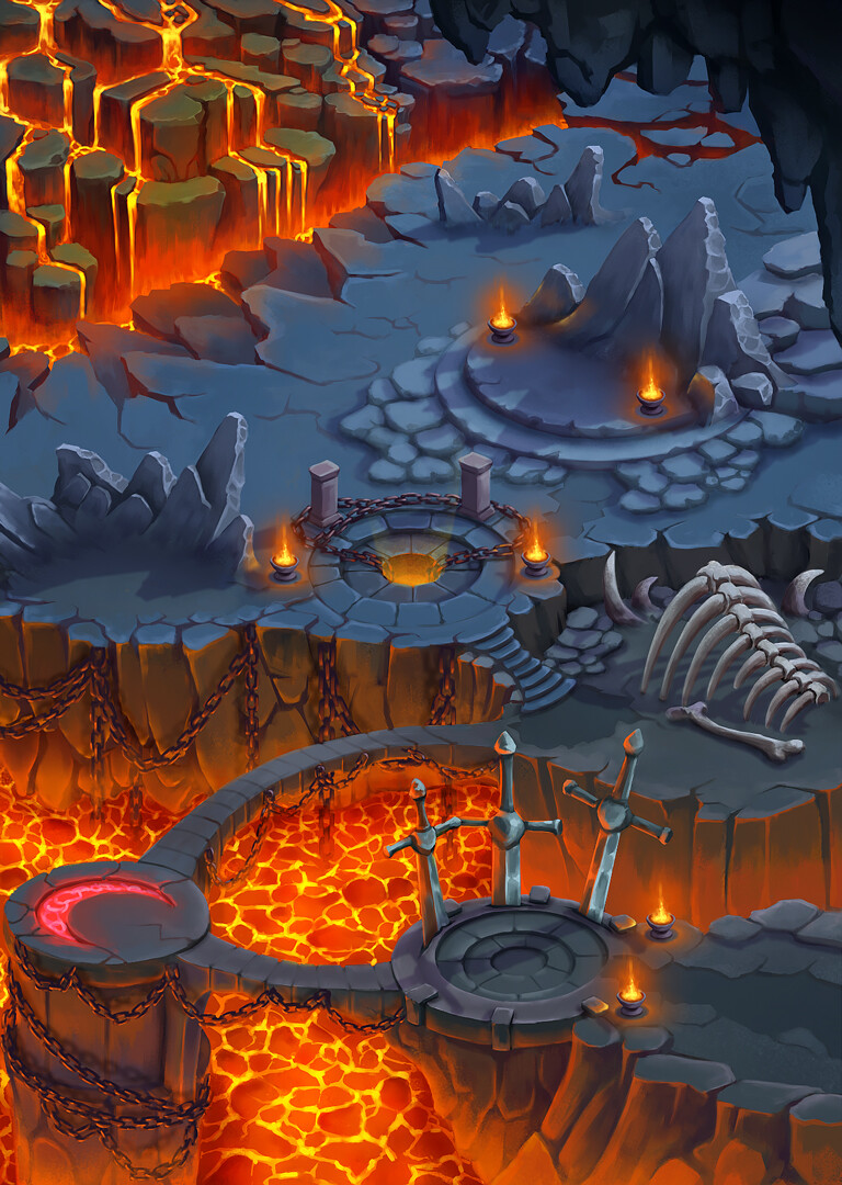 ArtStation - Lava map