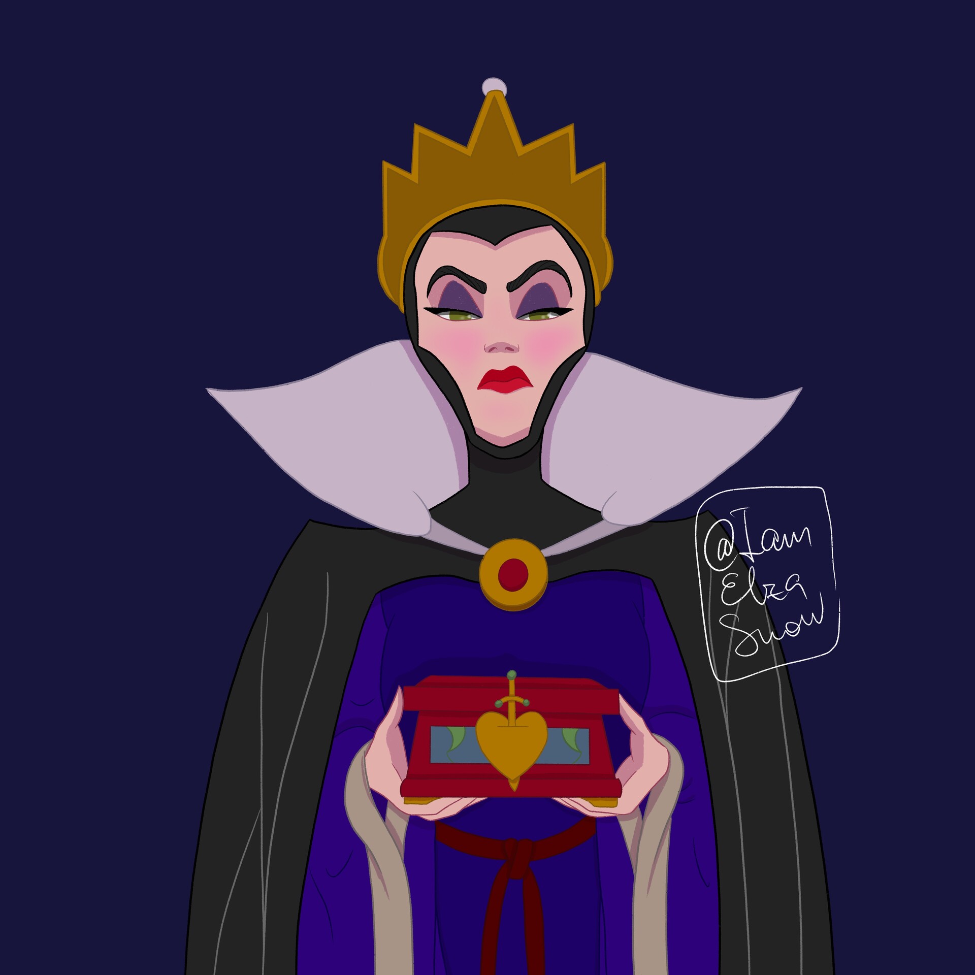 Elza Snow - Disney Fan Art Part 1