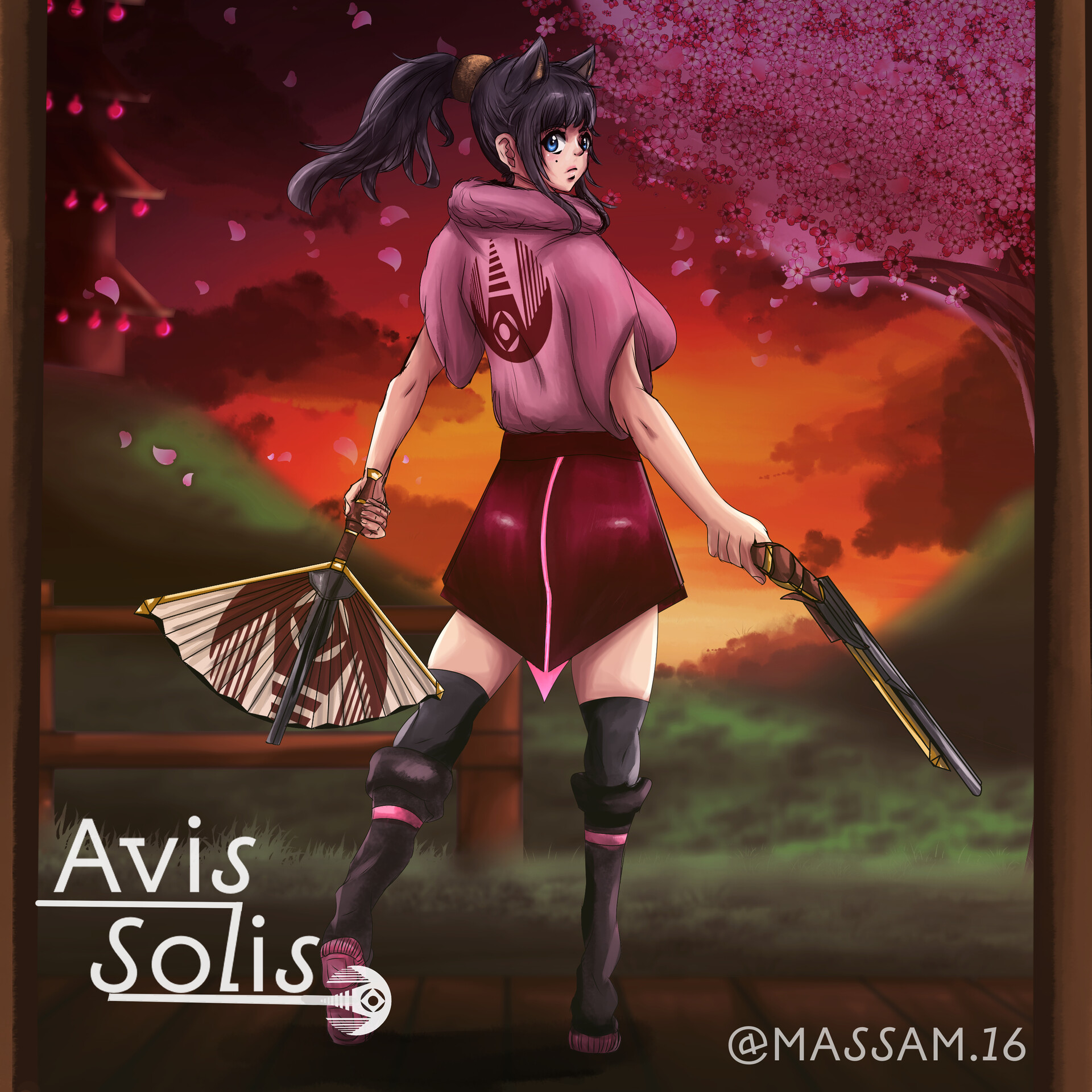 ArtStation - Avis Solis (RWBY OC)
