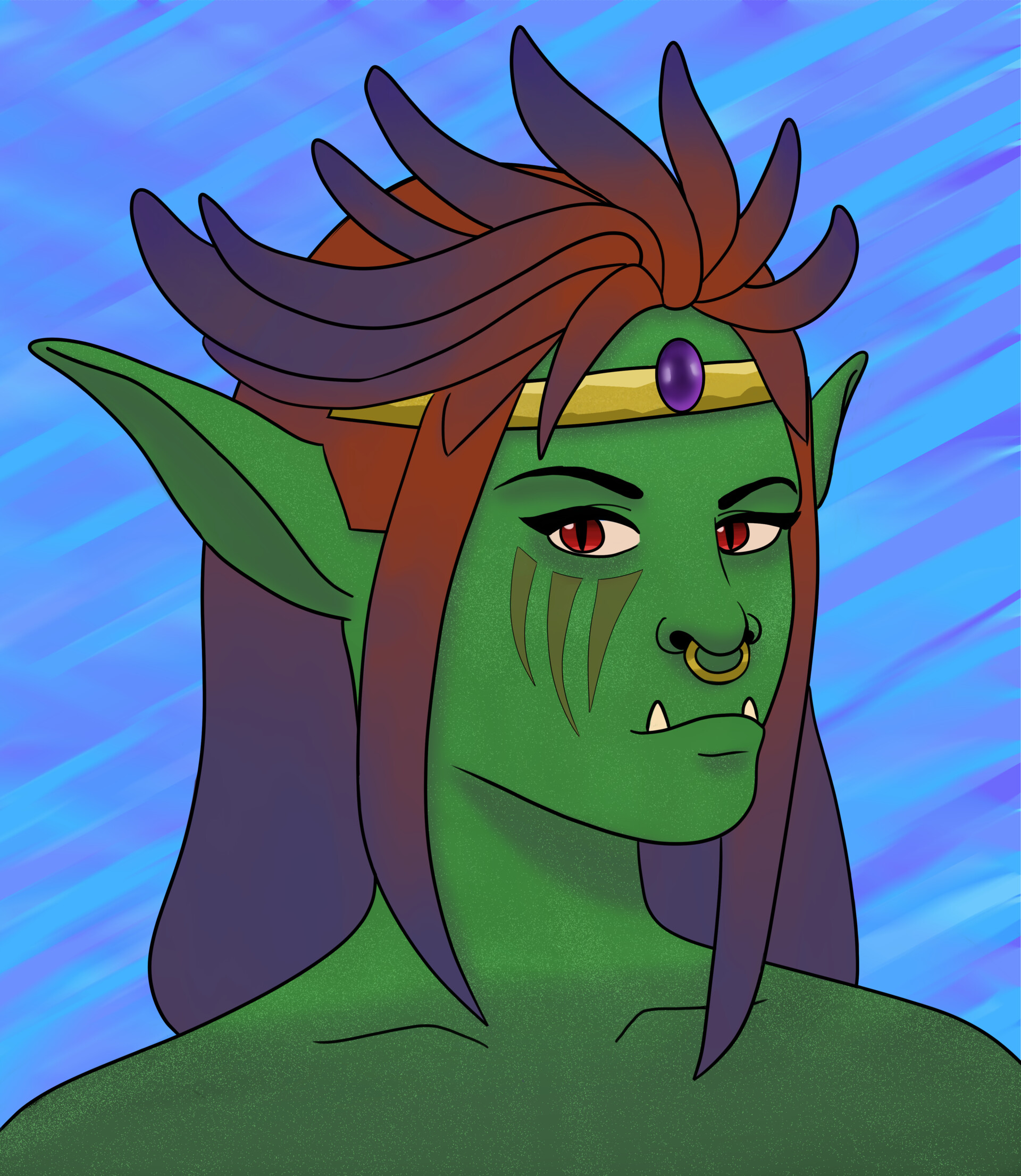 ArtStation - Dhragger the Half-Orc 2019