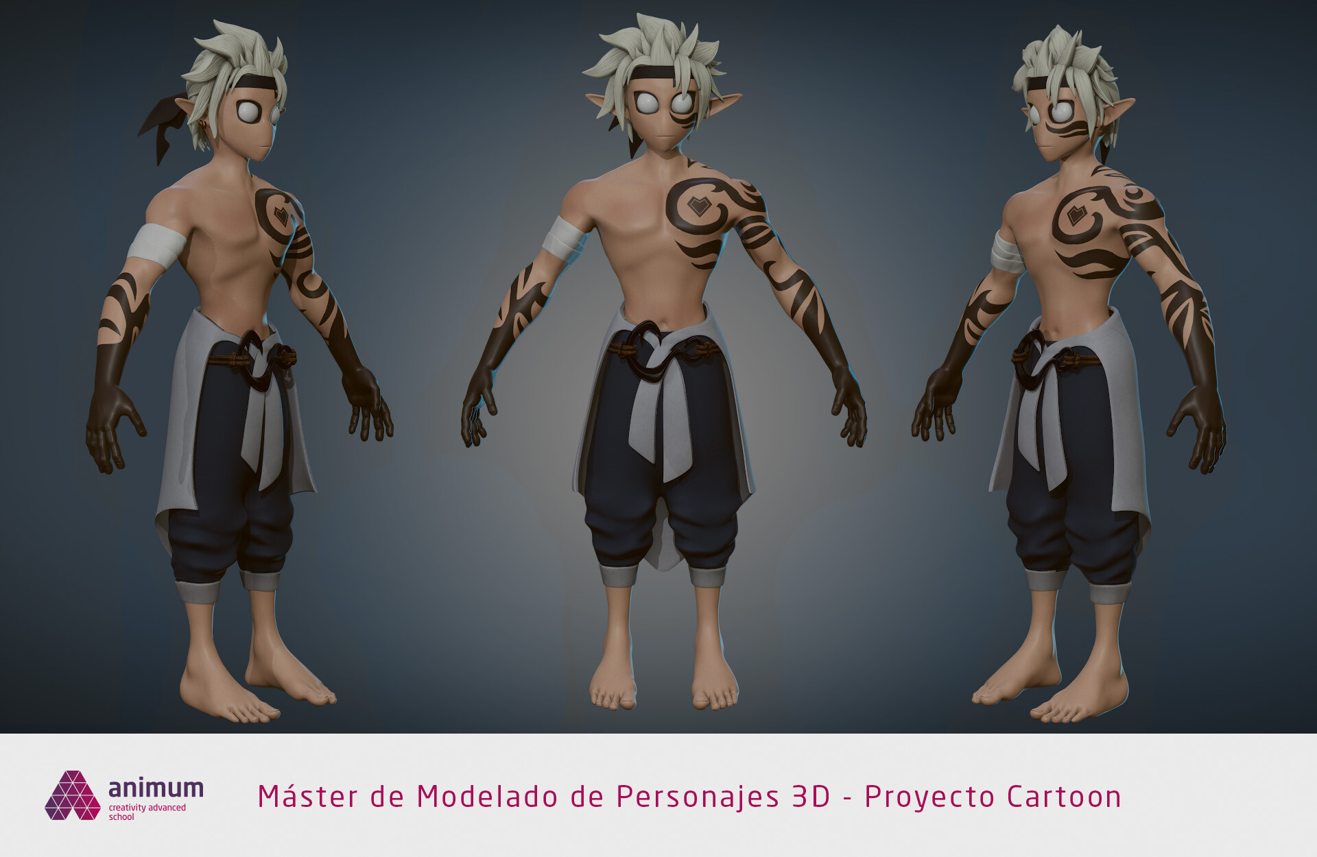Iker Basoco - 3D Character Design Master - 3 Module : Cartoon (Sacrieur)