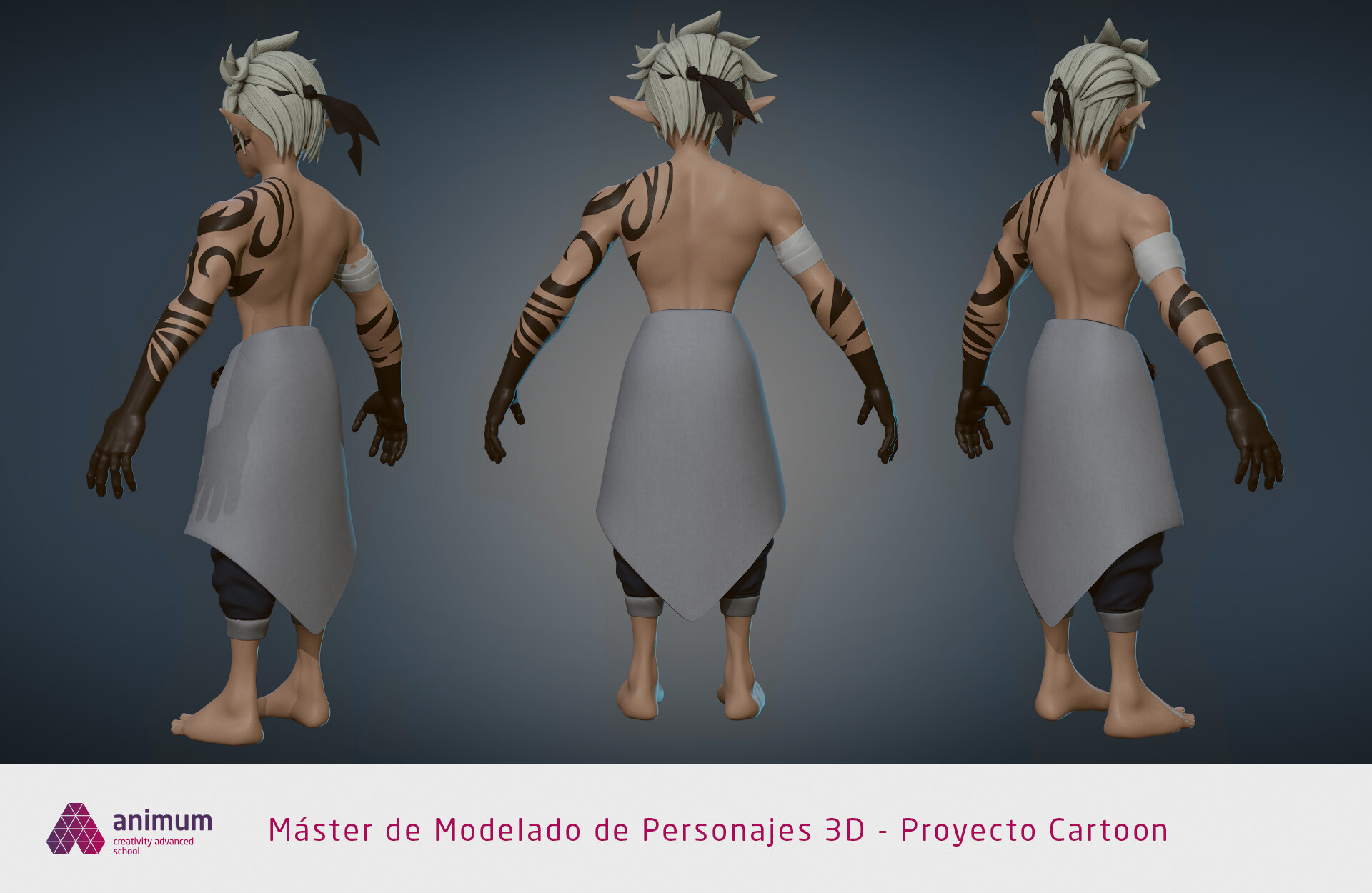 Iker Basoco - 3D Character Design Master - 3 Module : Cartoon (Sacrieur)