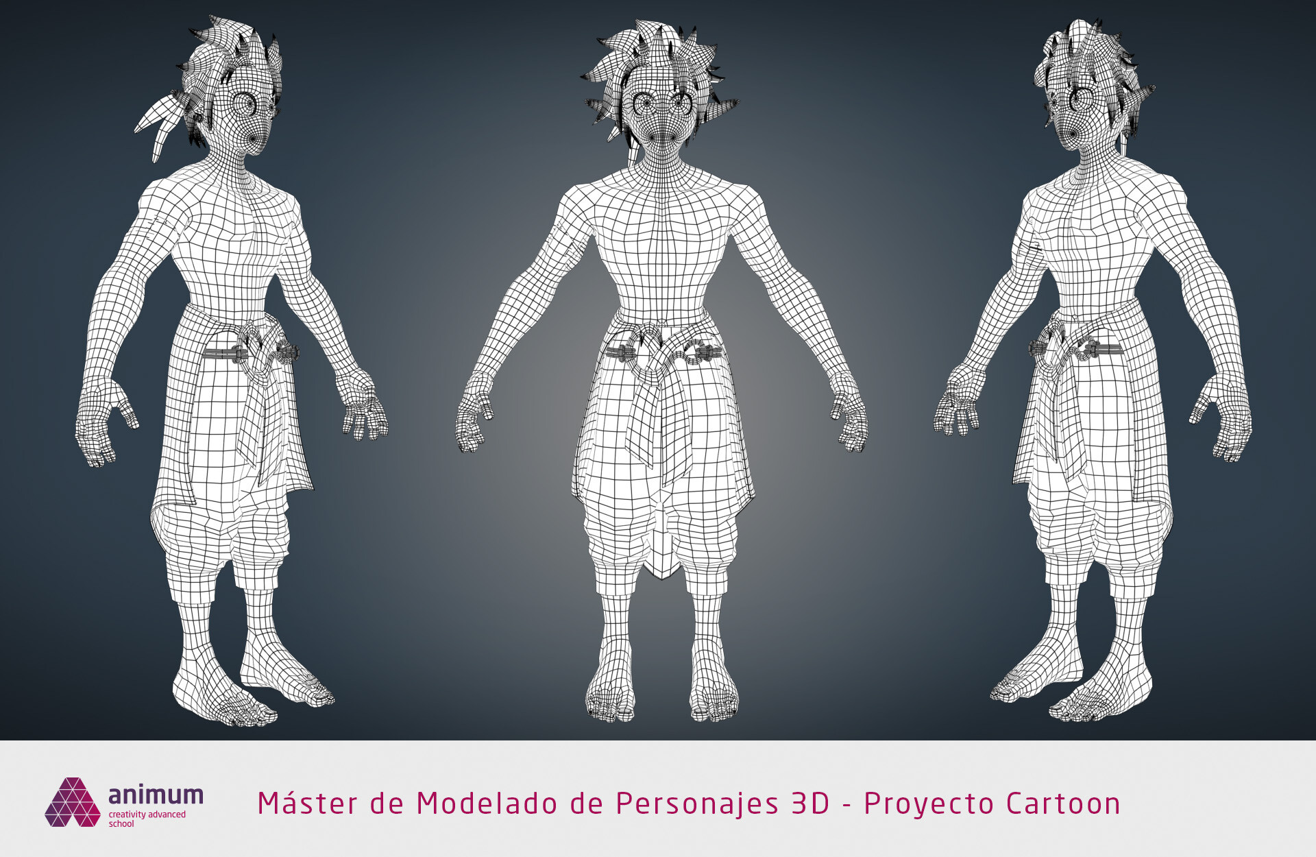 Iker Basoco - 3D Character Design Master - 3 Module : Cartoon (Sacrieur)