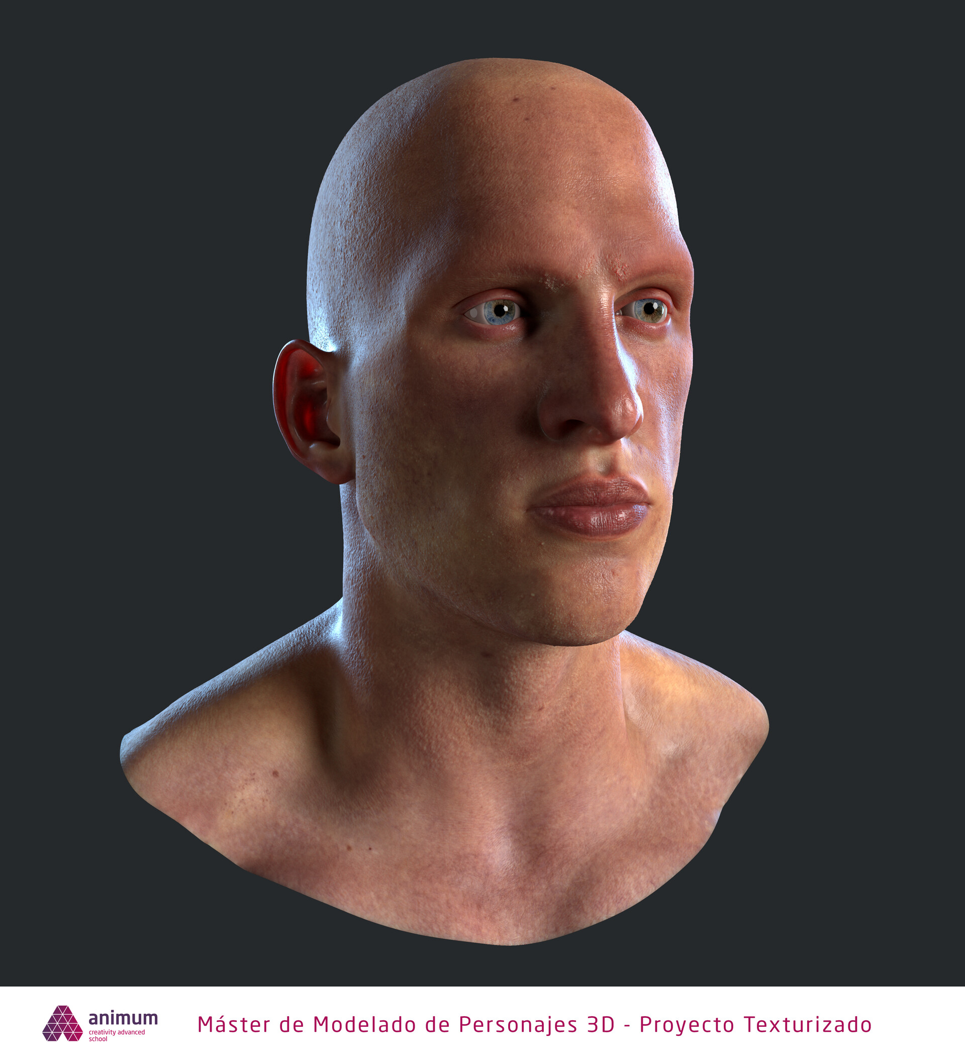 ArtStation - Head texture work