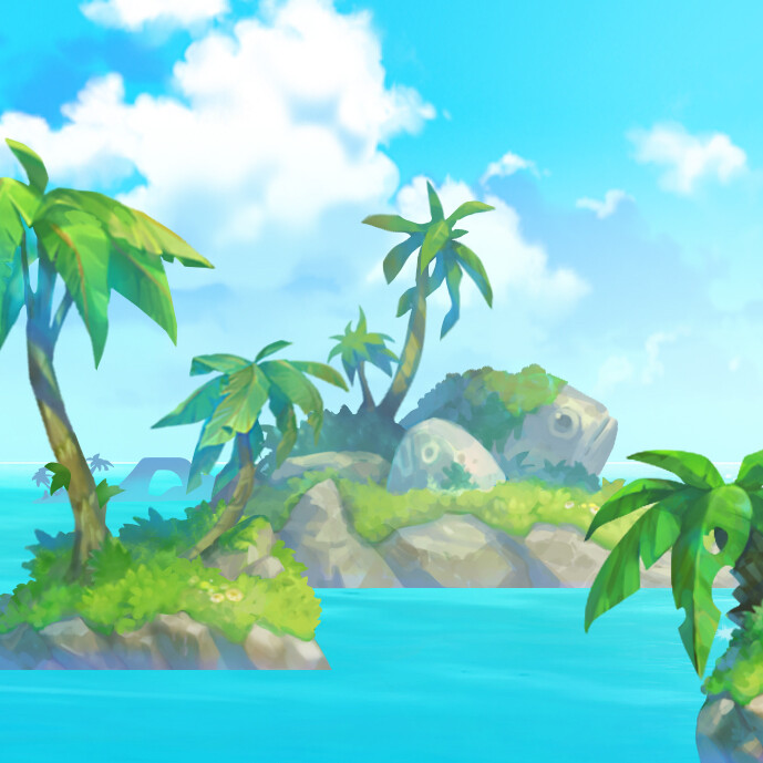 ArtStation - Fish island: playfield