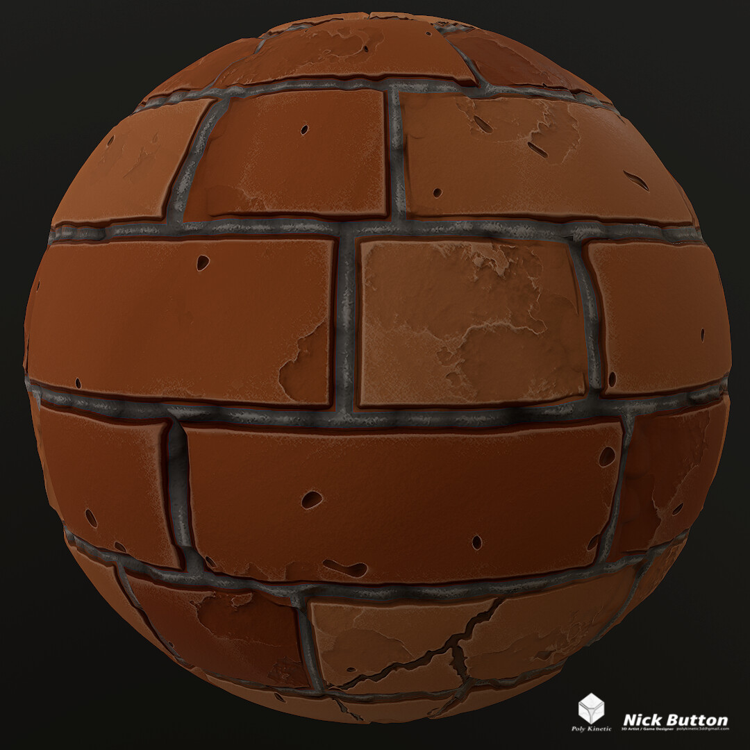 ArtStation - Procedural Bricks Material