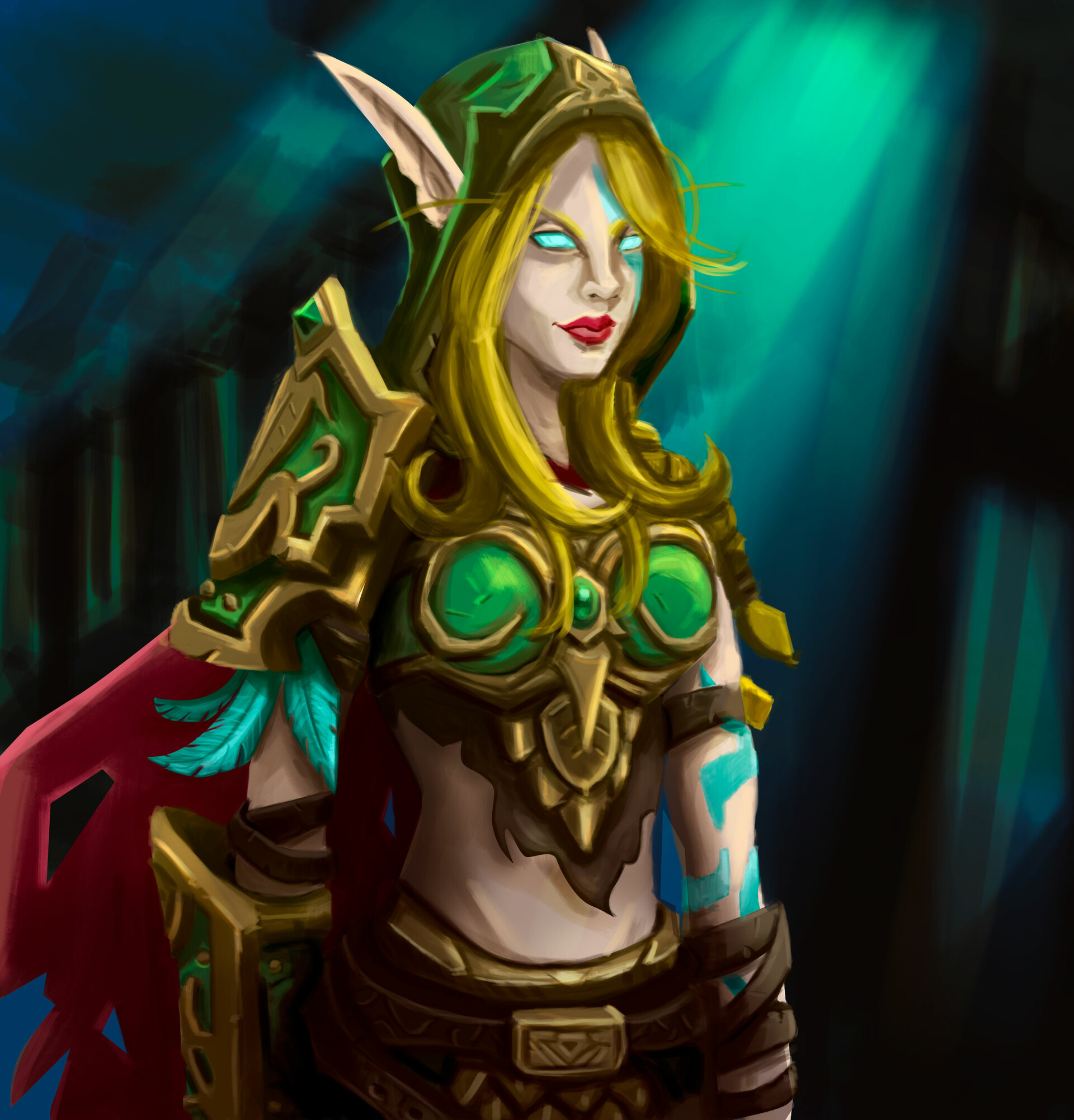 ArtStation - Alleria windrunner - fanart