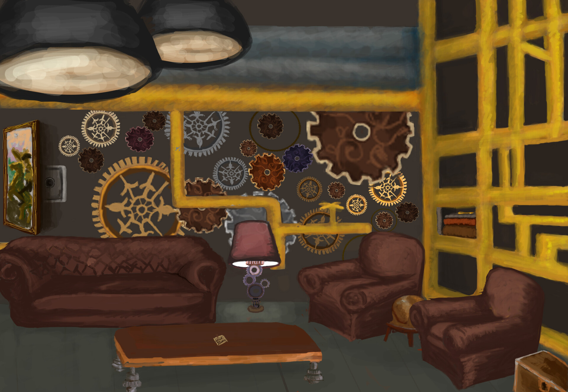 ArtStation - Steam Punk Environment Concept