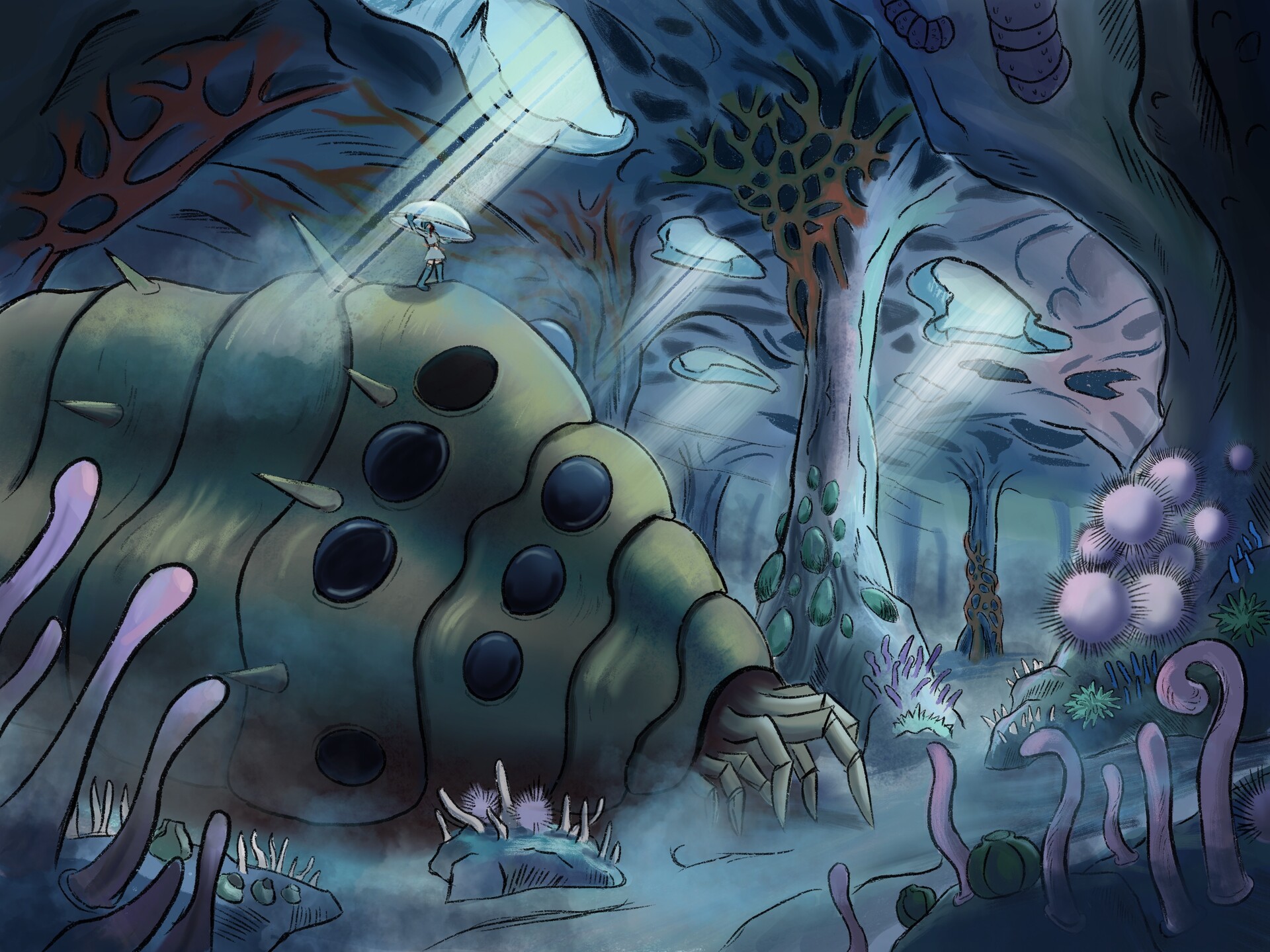 ArtStation - Nausicaä and the Ohm Shell